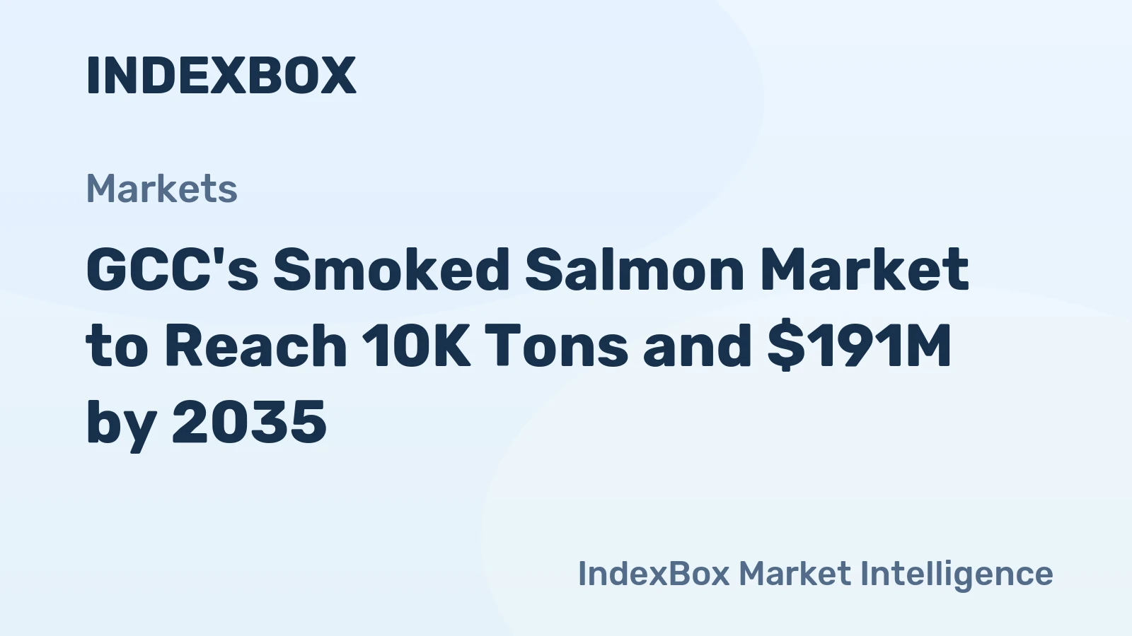 GCC's Smoked Salmon Market to Reach 10K Tons and $191M by 2035