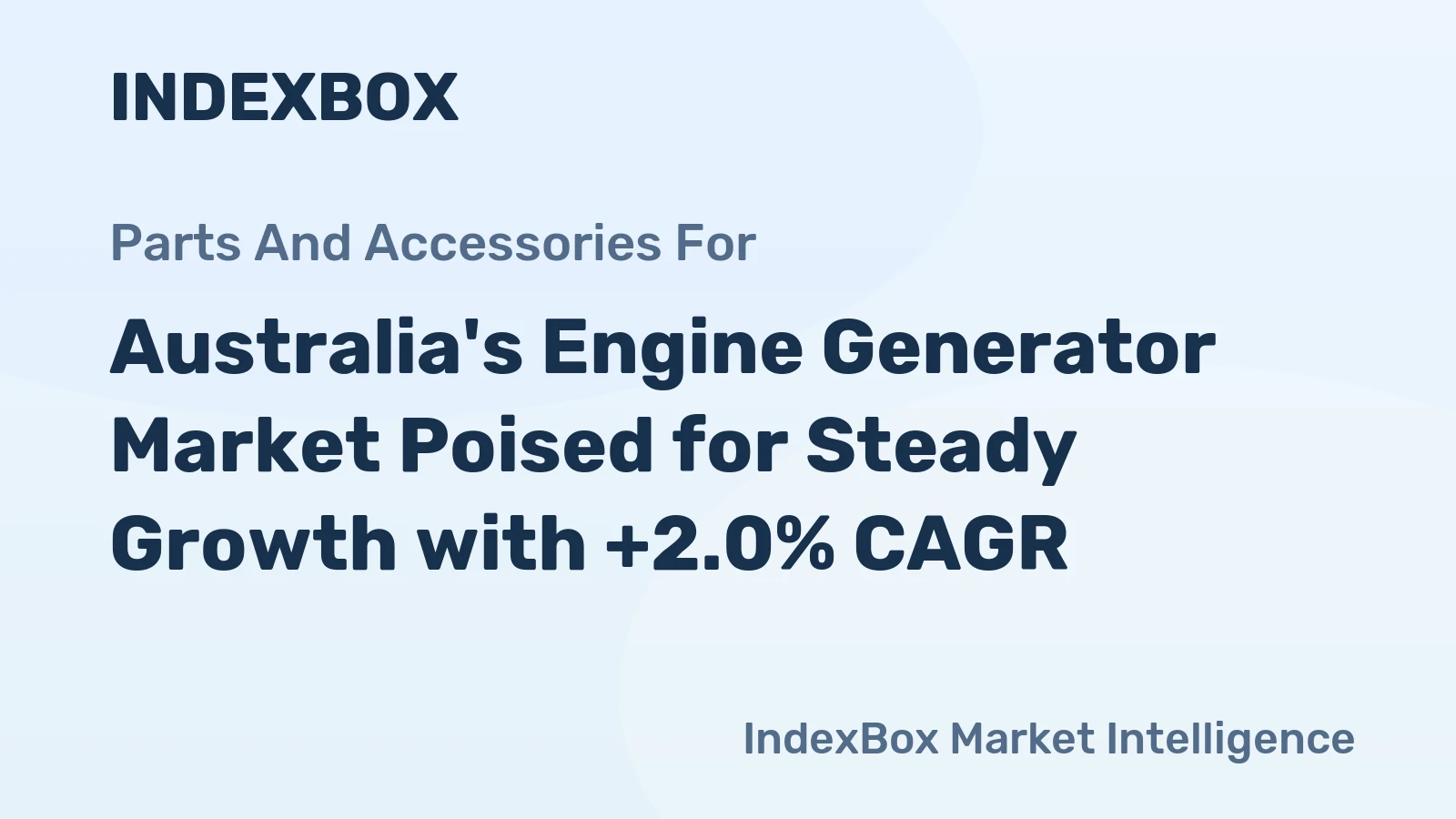 Australia's Engine Generator Market Poised for Steady Growth with +2.0% CAGR