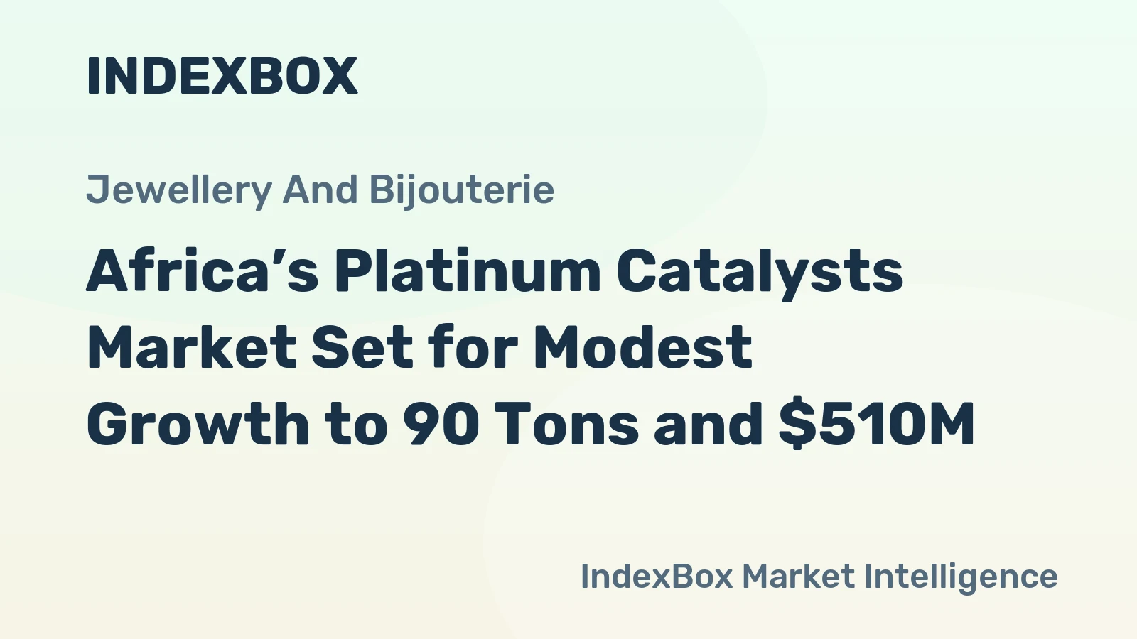 Africa’s Platinum Catalysts Market Set for Modest Growth to 90 Tons and $510M