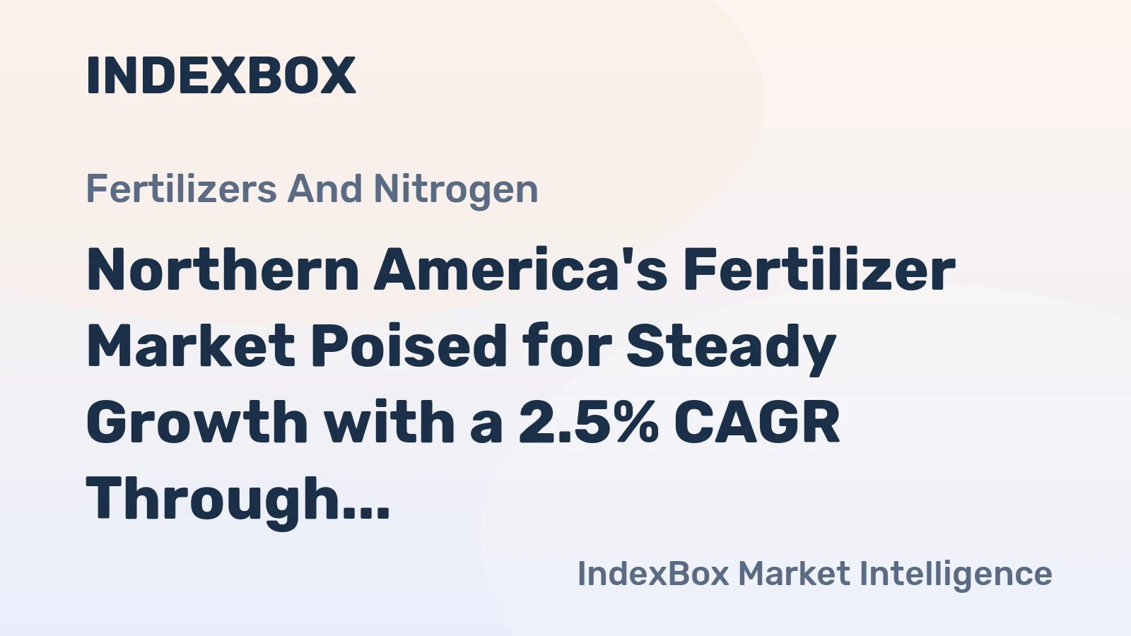 Northern America's Fertilizer Market Poised for Steady Growth with a 2.5% CAGR Through 2035
