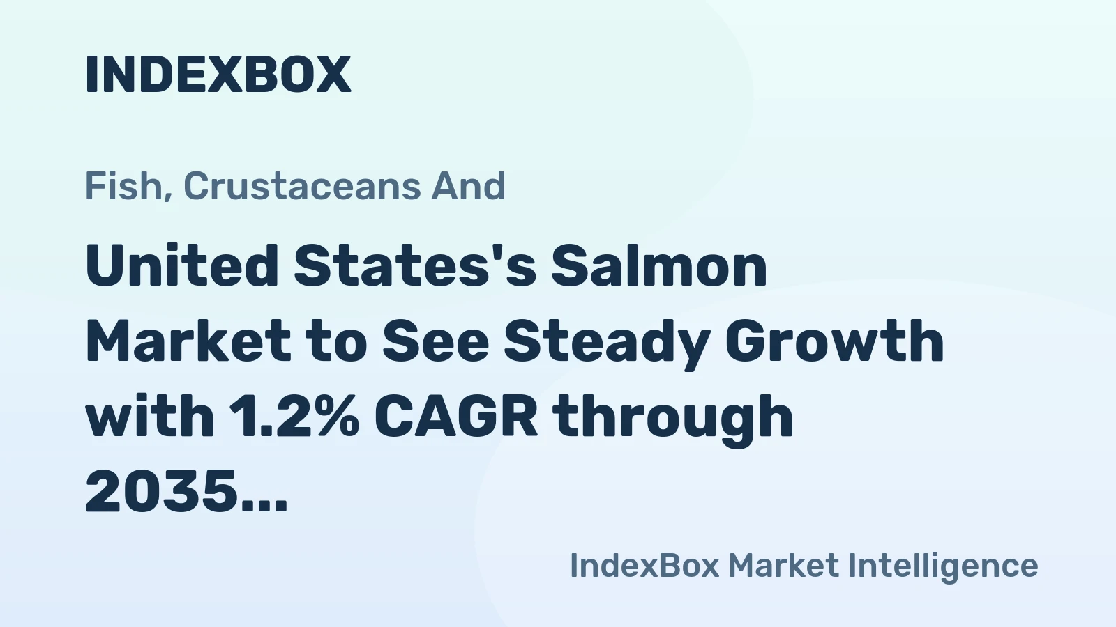 United States's Salmon Market to See Steady Growth with 1.2% CAGR through 2035