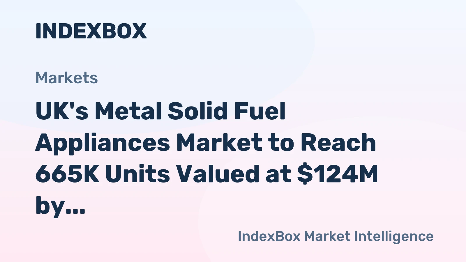 UK's Metal Solid Fuel Appliances Market to Reach 665K Units Valued at $124M by 2035