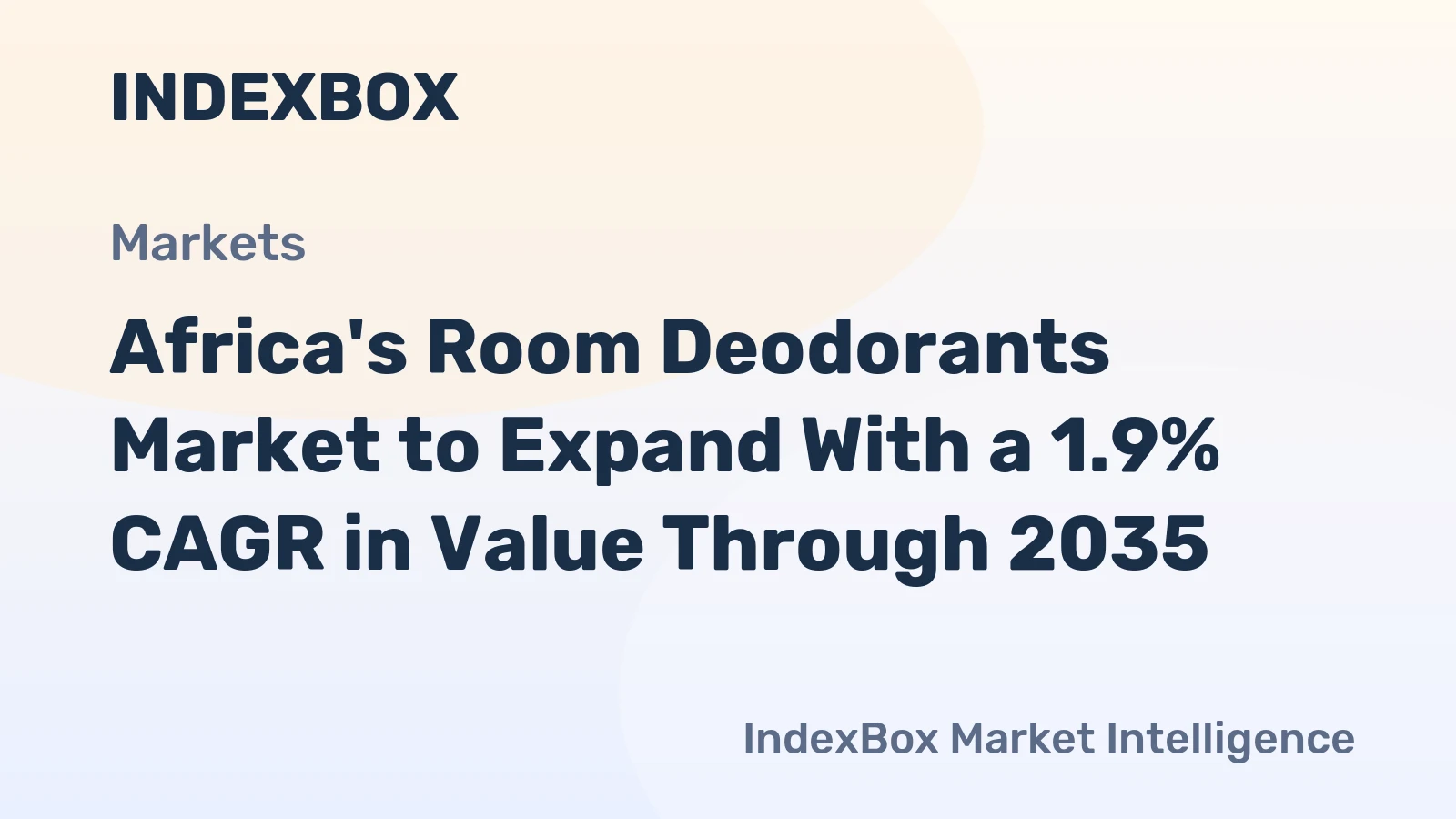 Africa's Room Deodorants Market to Expand With a 1.9% CAGR in Value Through 2035