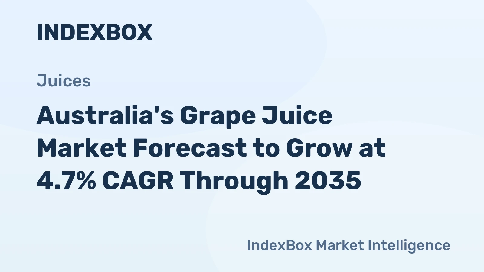 Australia's Grape Juice Market Forecast to Grow at 4.7% CAGR Through 2035