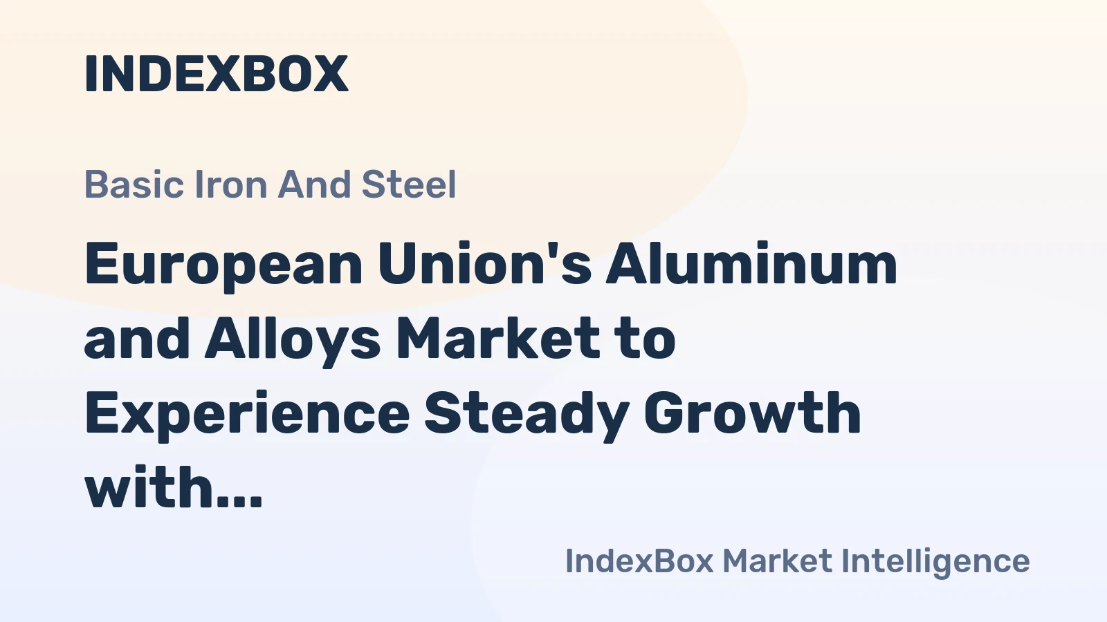 European Union's Aluminum and Alloys Market to Experience Steady Growth with 1.0% CAGR in Consumption Volume by 2035