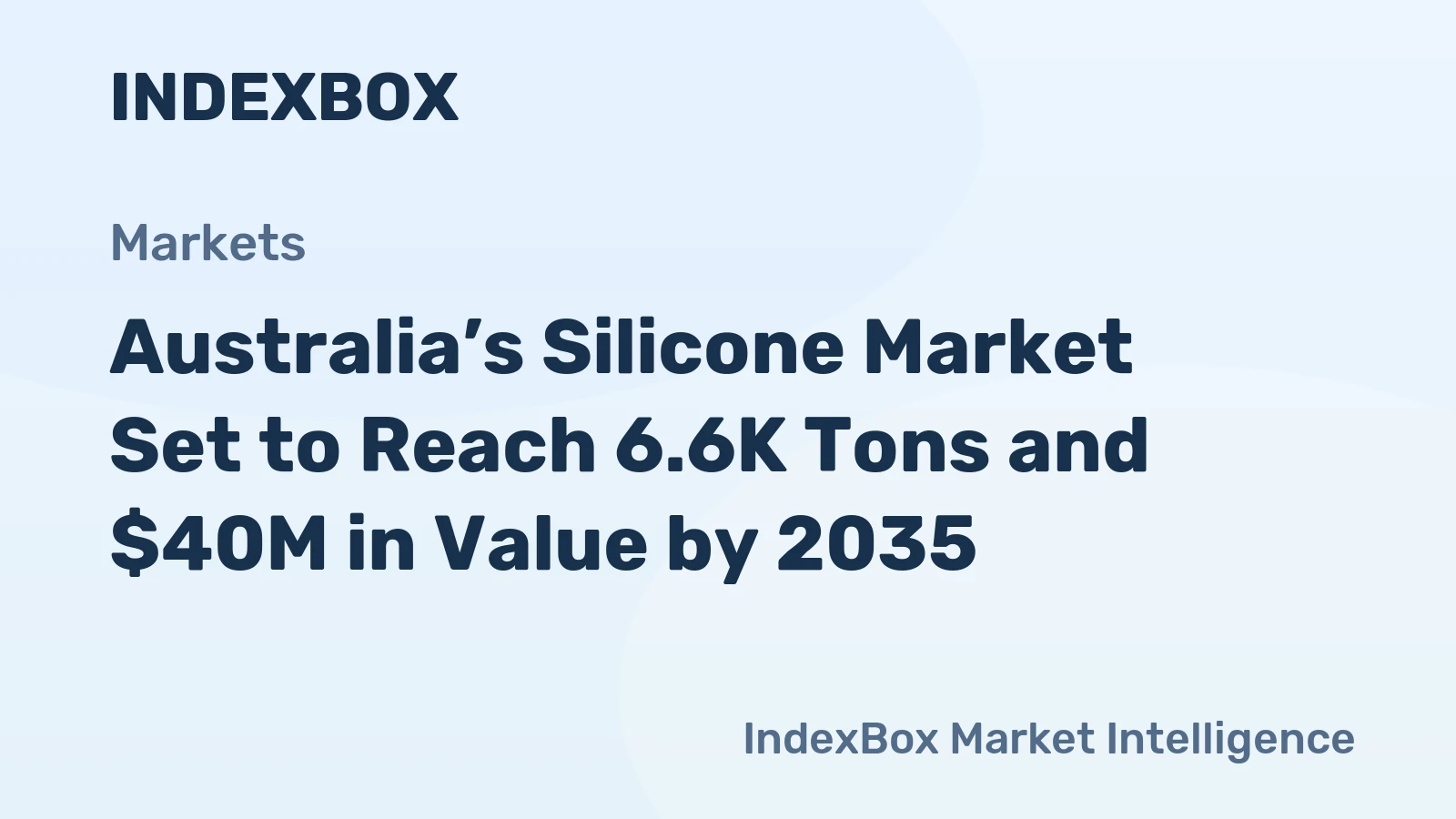 Australia’s Silicone Market Set to Reach 6.6K Tons and $40M in Value by 2035