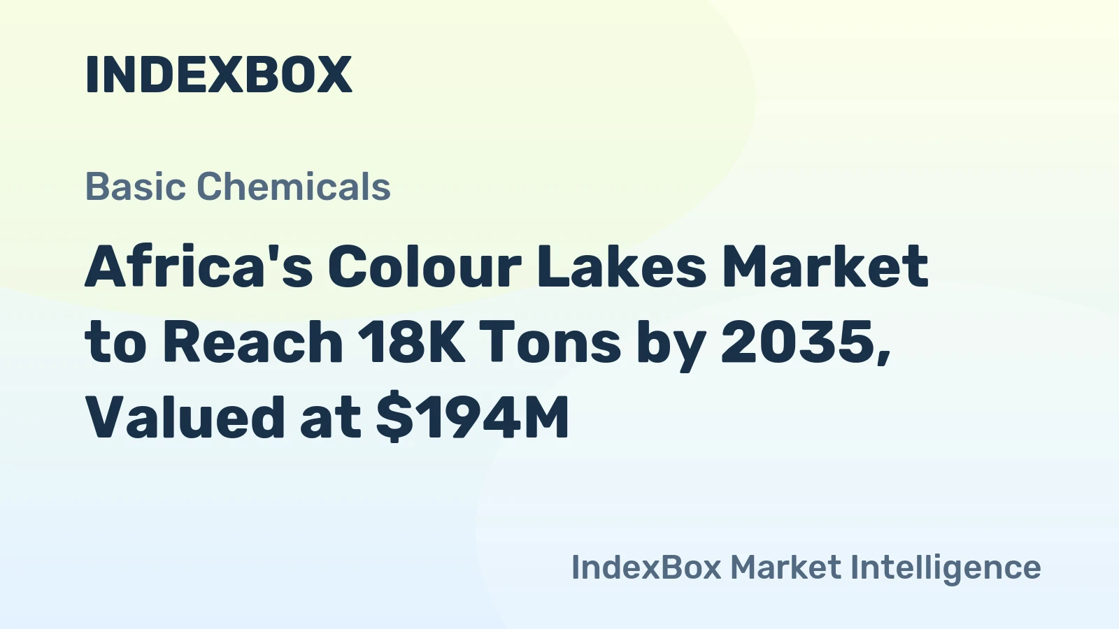 Africa's Colour Lakes Market to Reach 18K Tons by 2035, Valued at $194M