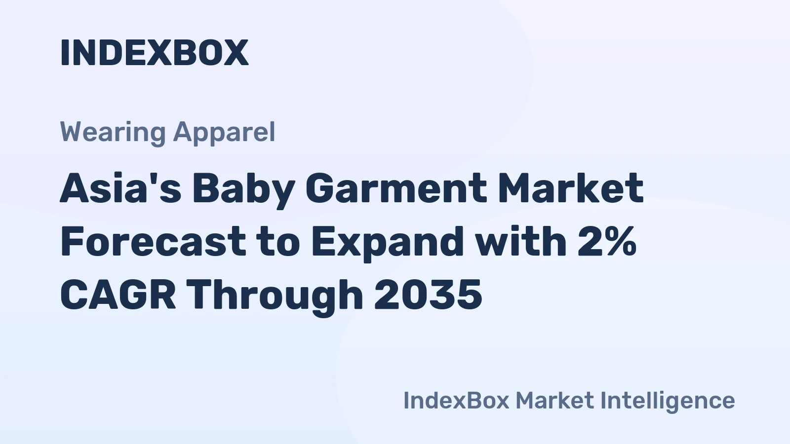 Asia's Baby Garment Market Forecast to Expand with 2% CAGR Through 2035
