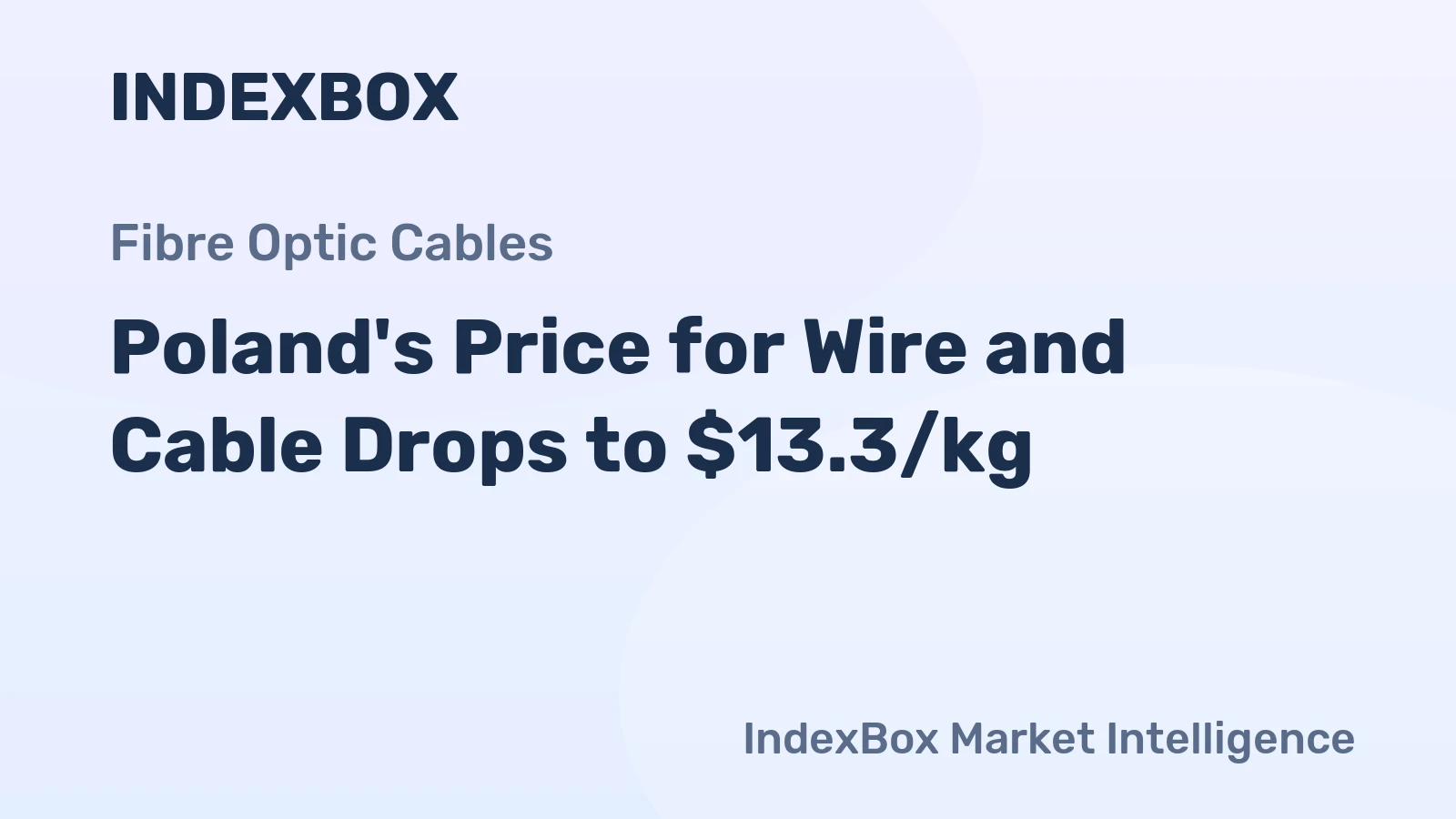 Poland's Price for Wire and Cable Drops to $13.3/kg