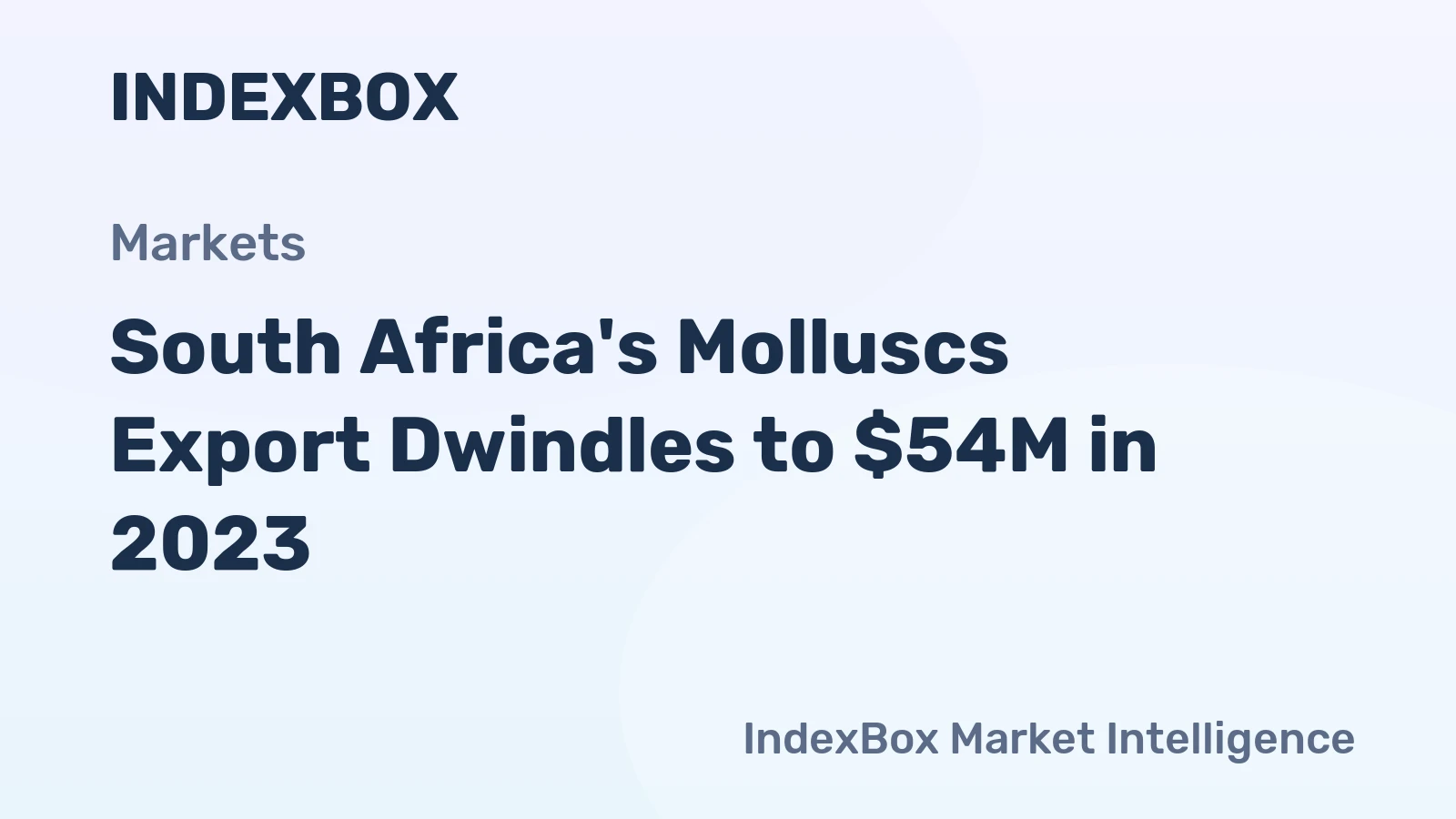 South Africa's Molluscs Export Dwindles to $54M in 2023