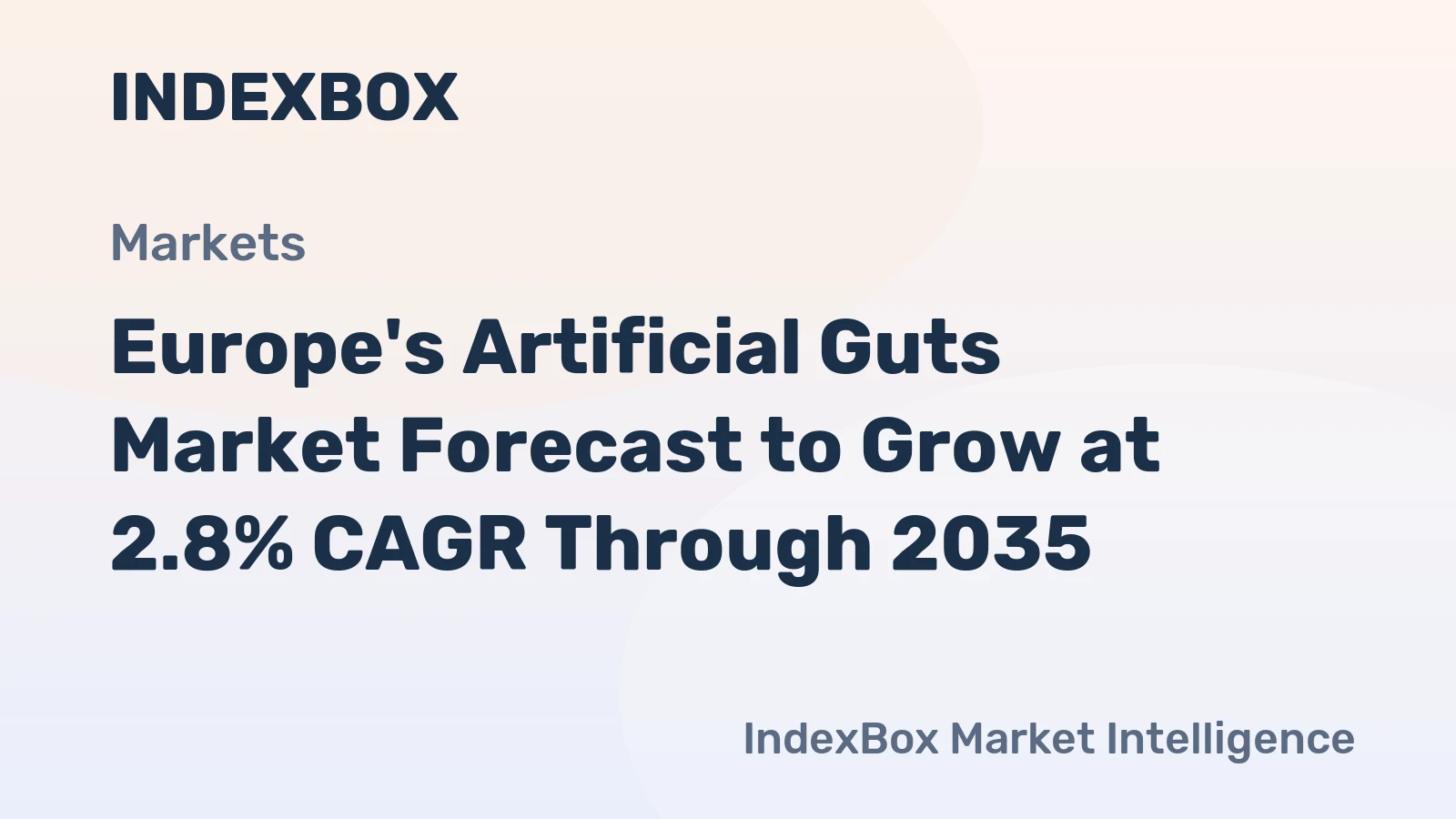 Europe's Artificial Guts Market Forecast to Grow at 2.8% CAGR Through 2035