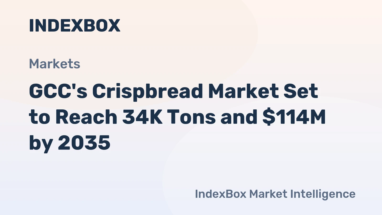 GCC's Crispbread Market Set to Reach 34K Tons and $114M by 2035
