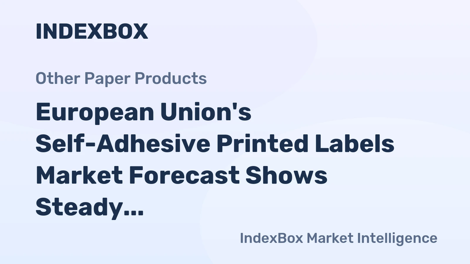 European Union's Self-Adhesive Printed Labels Market Forecast Shows Steady 2.2% CAGR Growth to 2035