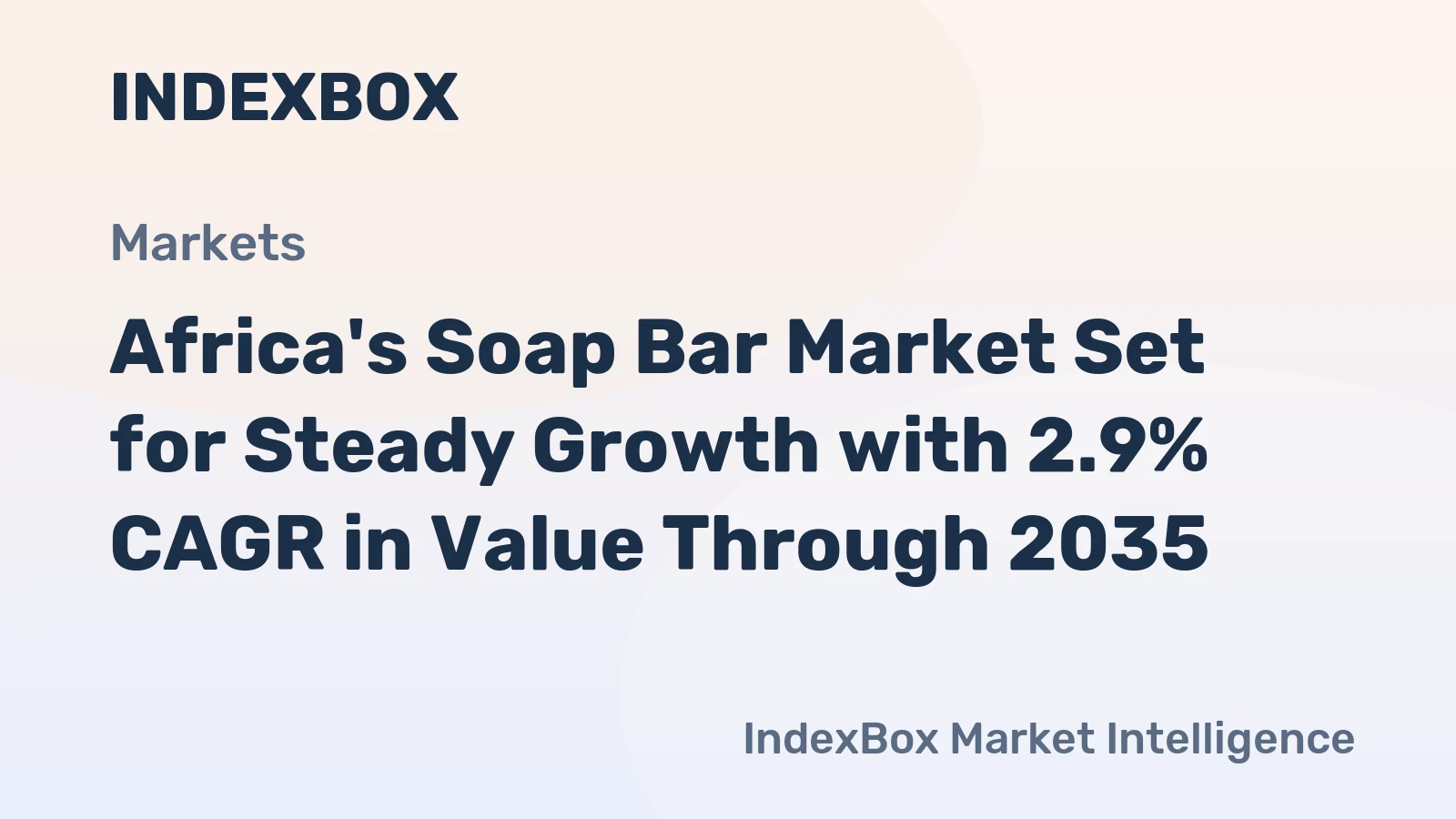 Africa's Soap Bar Market Set for Steady Growth with 2.9% CAGR in Value Through 2035