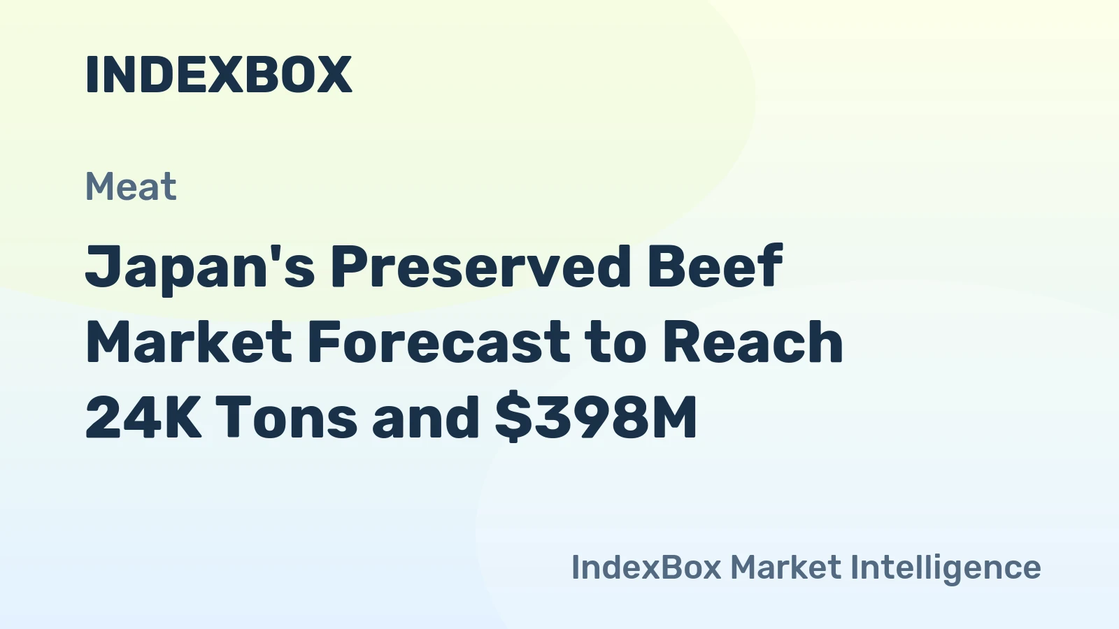Japan's Preserved Beef Market Forecast to Reach 24K Tons and $398M