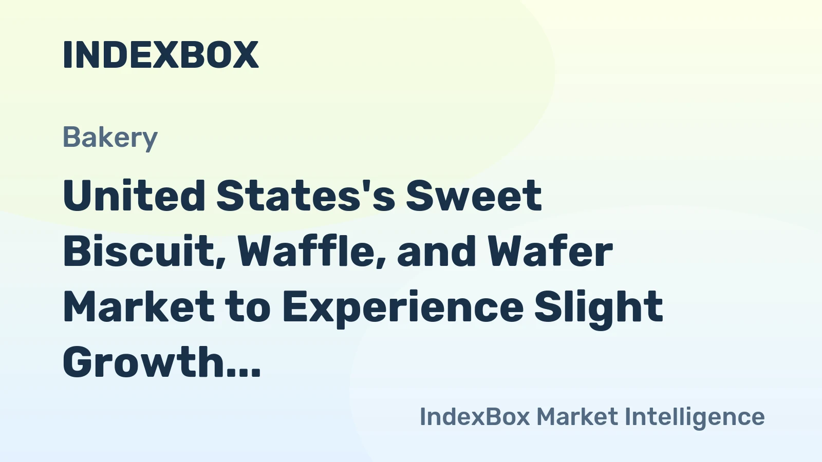 United States's Sweet Biscuit, Waffle, and Wafer Market to Experience Slight Growth with +0.6% CAGR from 2024 to 2035