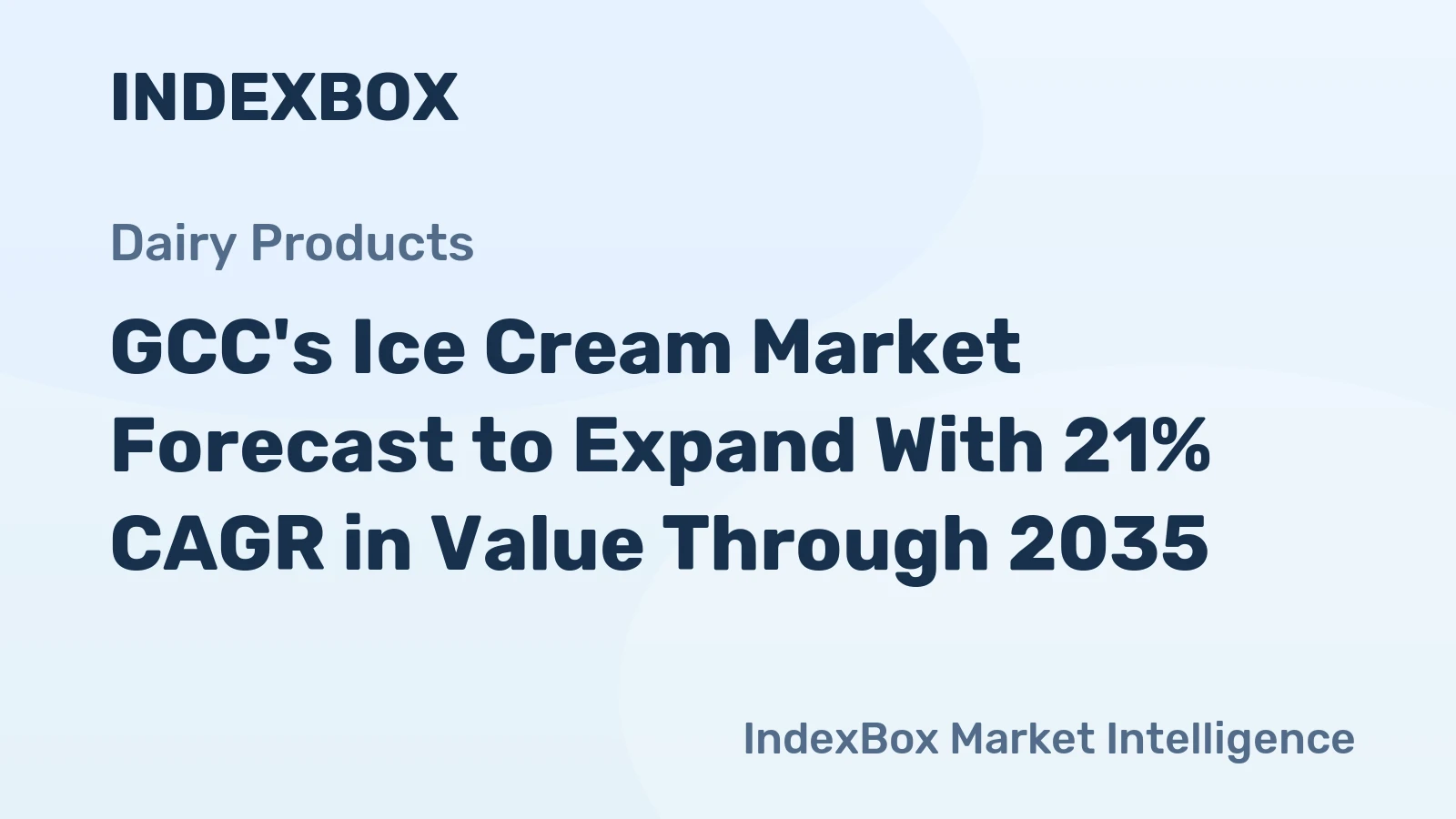 GCC's Ice Cream Market Forecast to Expand With 21% CAGR in Value Through 2035