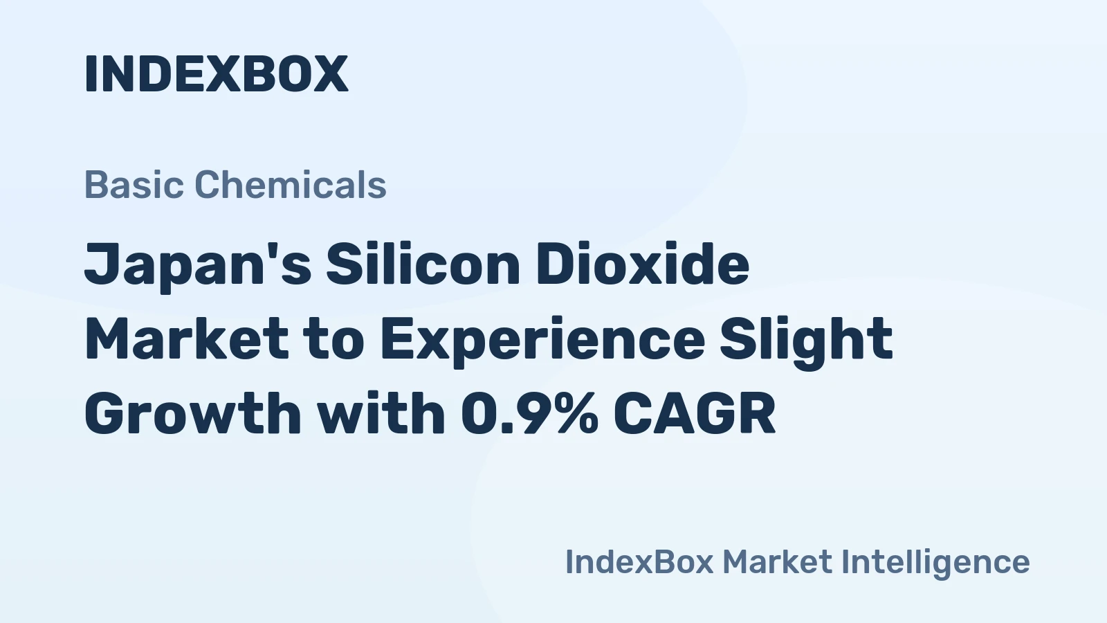Japan's Silicon Dioxide Market to Experience Slight Growth with 0.9% CAGR