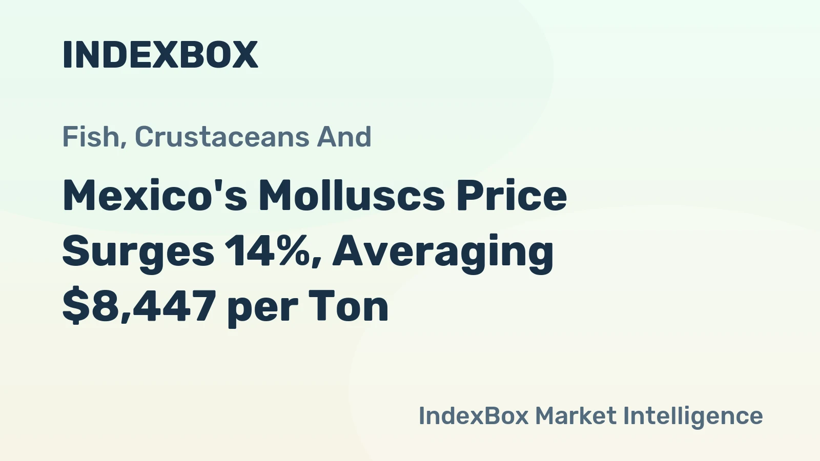 Mexico's Molluscs Price Surges 14%, Averaging $8,447 per Ton
