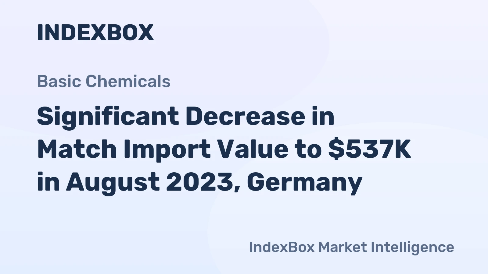 Significant Decrease in Match Import Value to $537K in August 2023, Germany