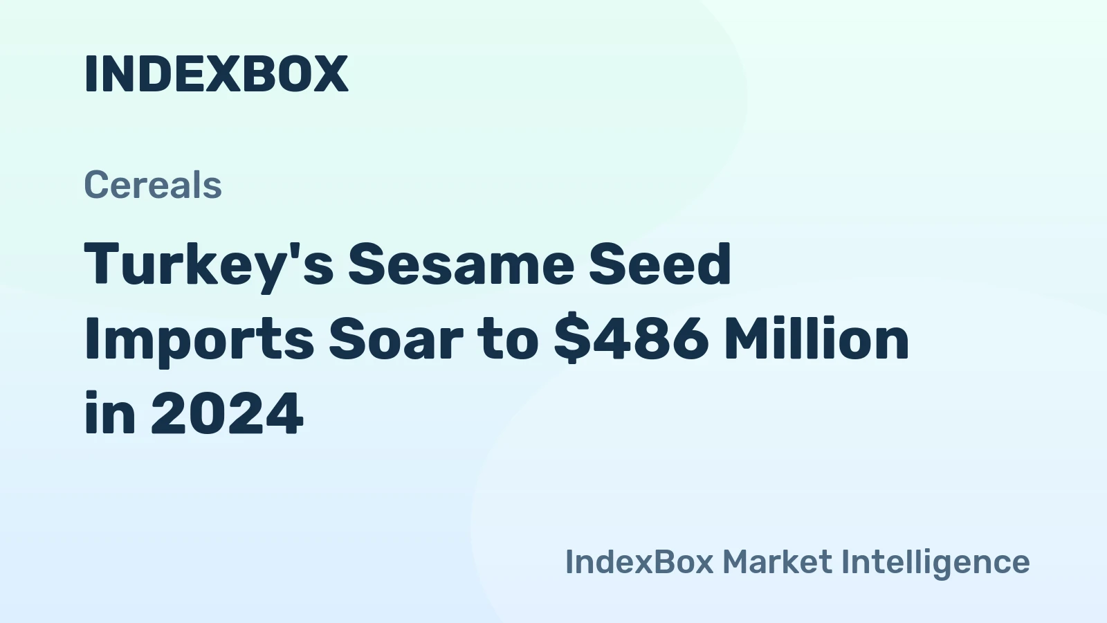 Turkey's Sesame Seed Imports Soar to $486 Million in 2024