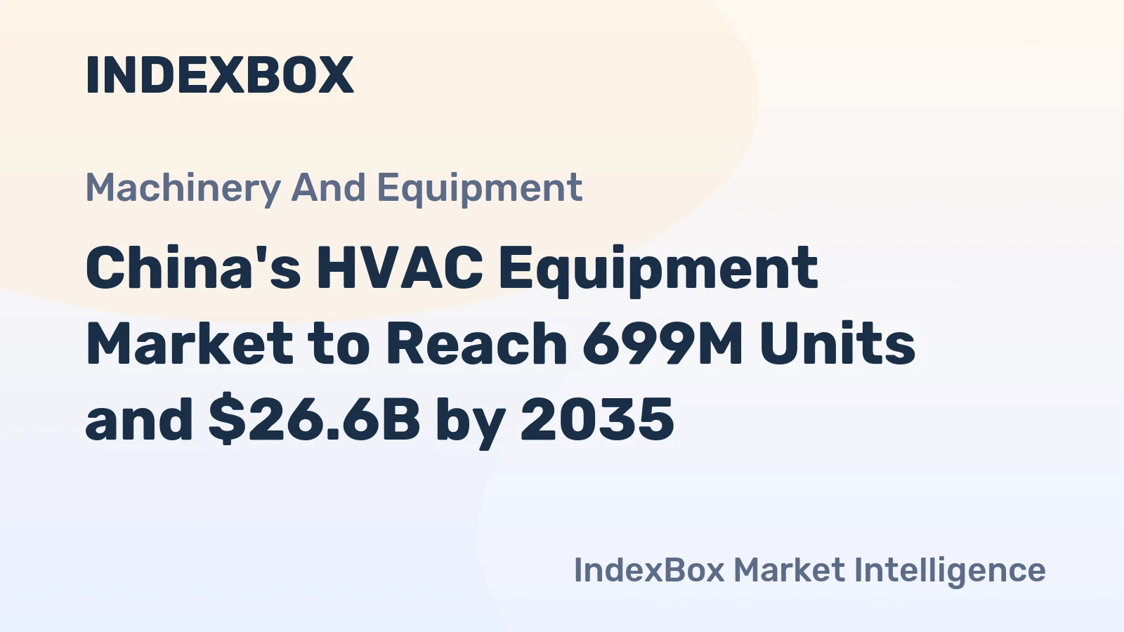 China's HVAC Equipment Market to Reach 699M Units and $26.6B by 2035