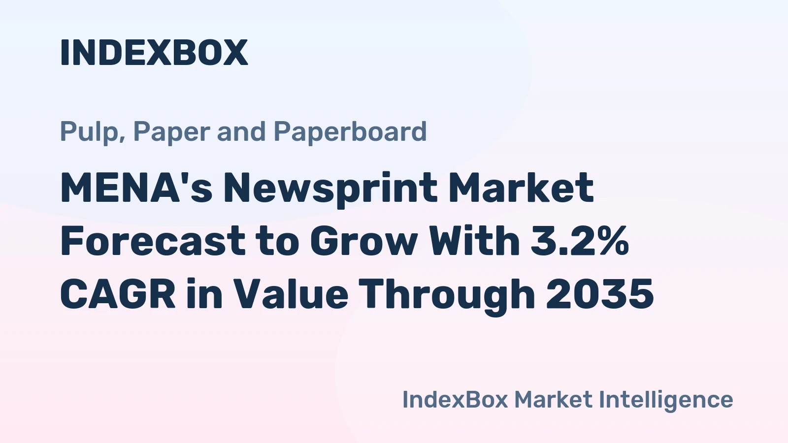 MENA's Newsprint Market Forecast to Grow With 3.2% CAGR in Value Through 2035