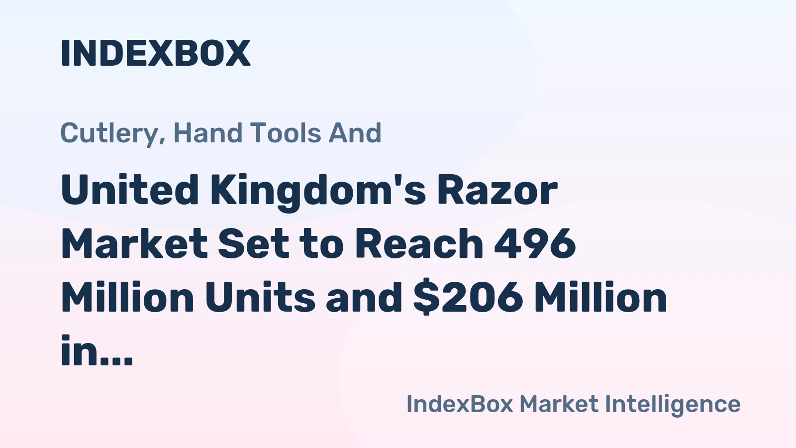 United Kingdom's Razor Market Set to Reach 496 Million Units and $206 Million in Value by 2035