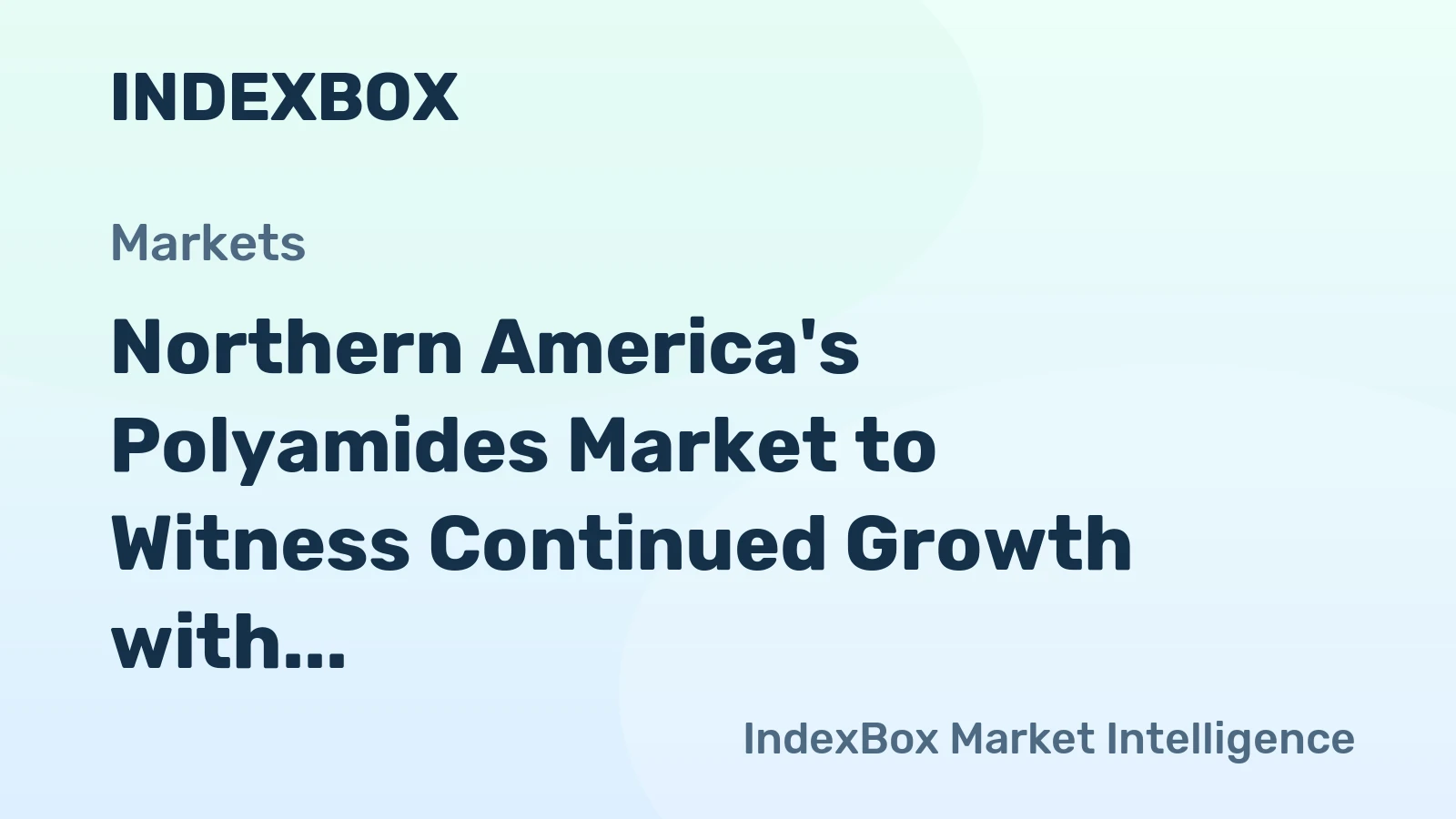 Northern America's Polyamides Market to Witness Continued Growth with +1.7% CAGR from 2024 to 2035, Reaching $8.3B