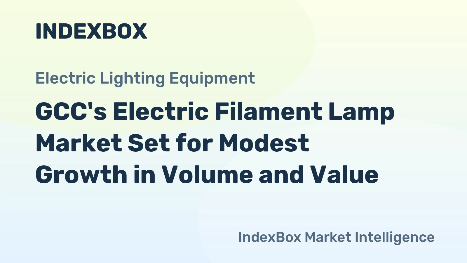 GCC's Electric Filament Lamp Market Set for Modest Growth in Volume and Value