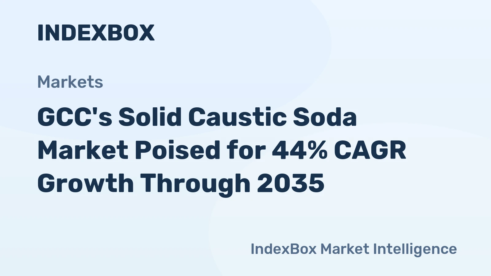 GCC's Solid Caustic Soda Market Poised for 44% CAGR Growth Through 2035