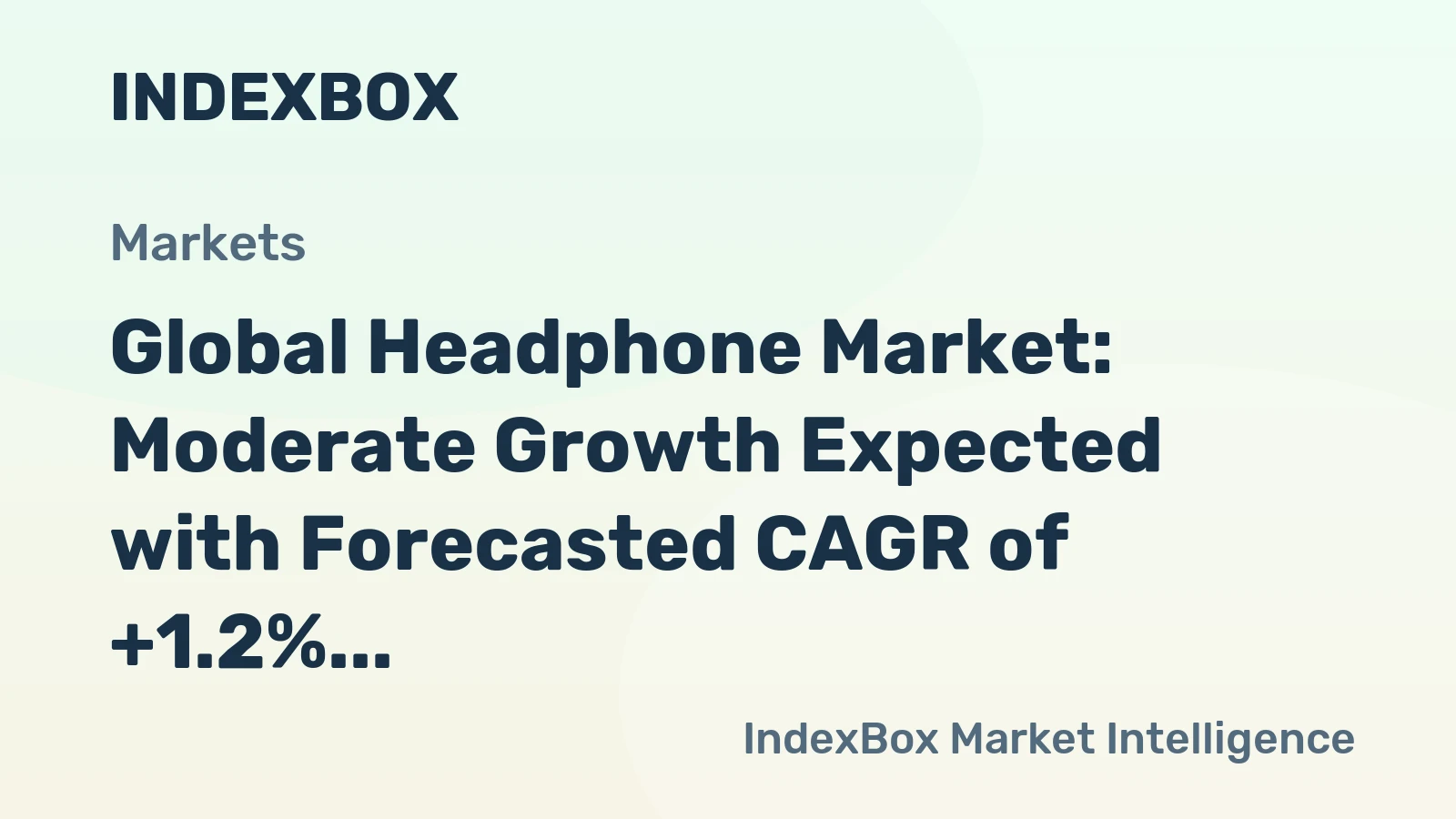 Global Headphone Market: Moderate Growth Expected with Forecasted CAGR of +1.2% from 2024 to 2035
