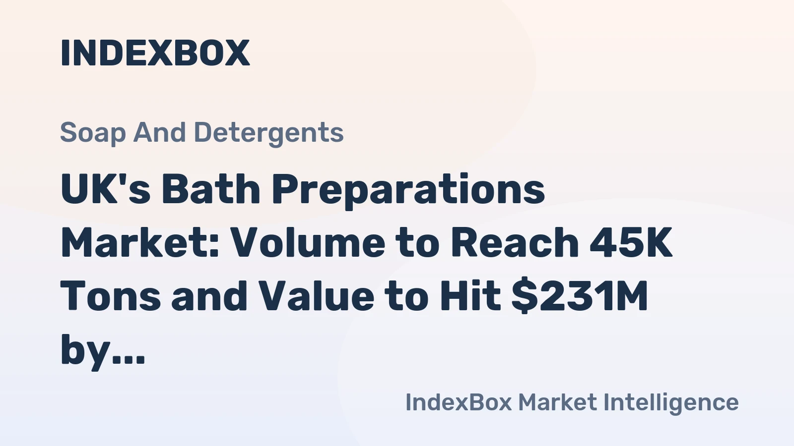 UK's Bath Preparations Market: Volume to Reach 45K Tons and Value to Hit $231M by 2035