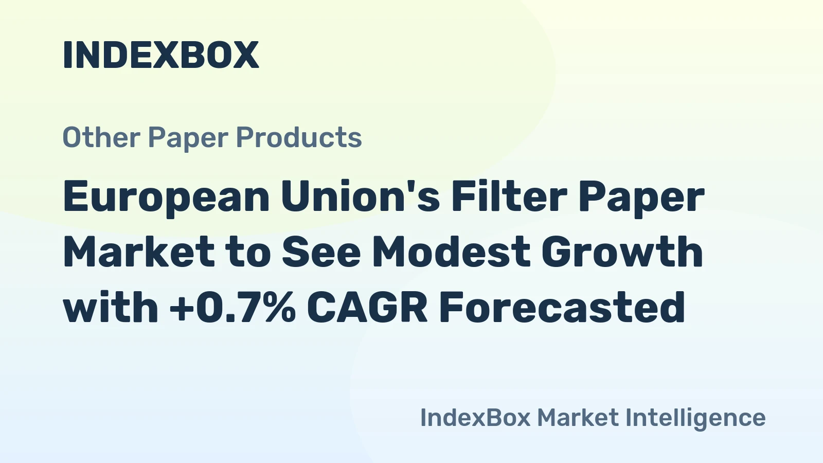 European Union's Filter Paper Market to See Modest Growth with +0.7% CAGR Forecasted