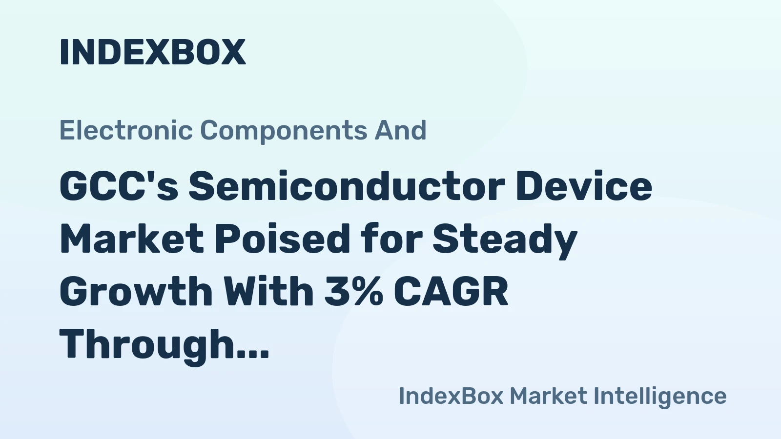 GCC's Semiconductor Device Market Poised for Steady Growth With 3% CAGR Through 2035