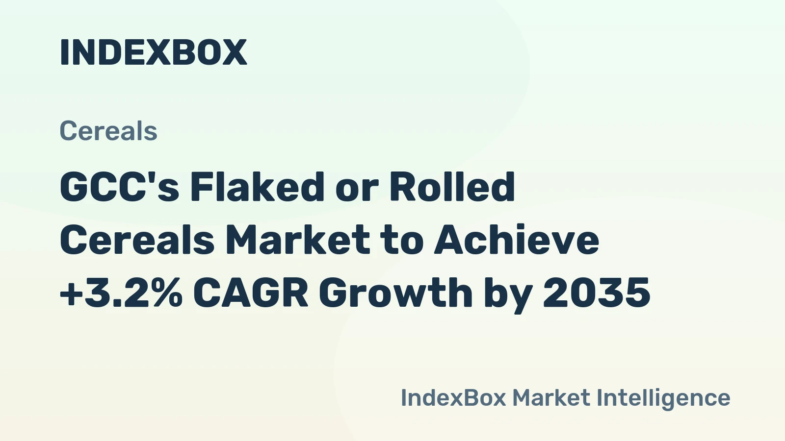 GCC's Flaked or Rolled Cereals Market to Achieve +3.2% CAGR Growth by 2035