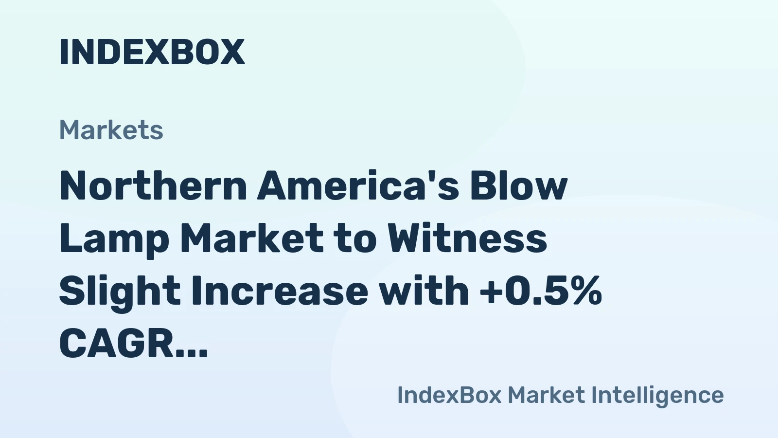 Northern America's Blow Lamp Market to Witness Slight Increase with +0.5% CAGR Over Next Decade
