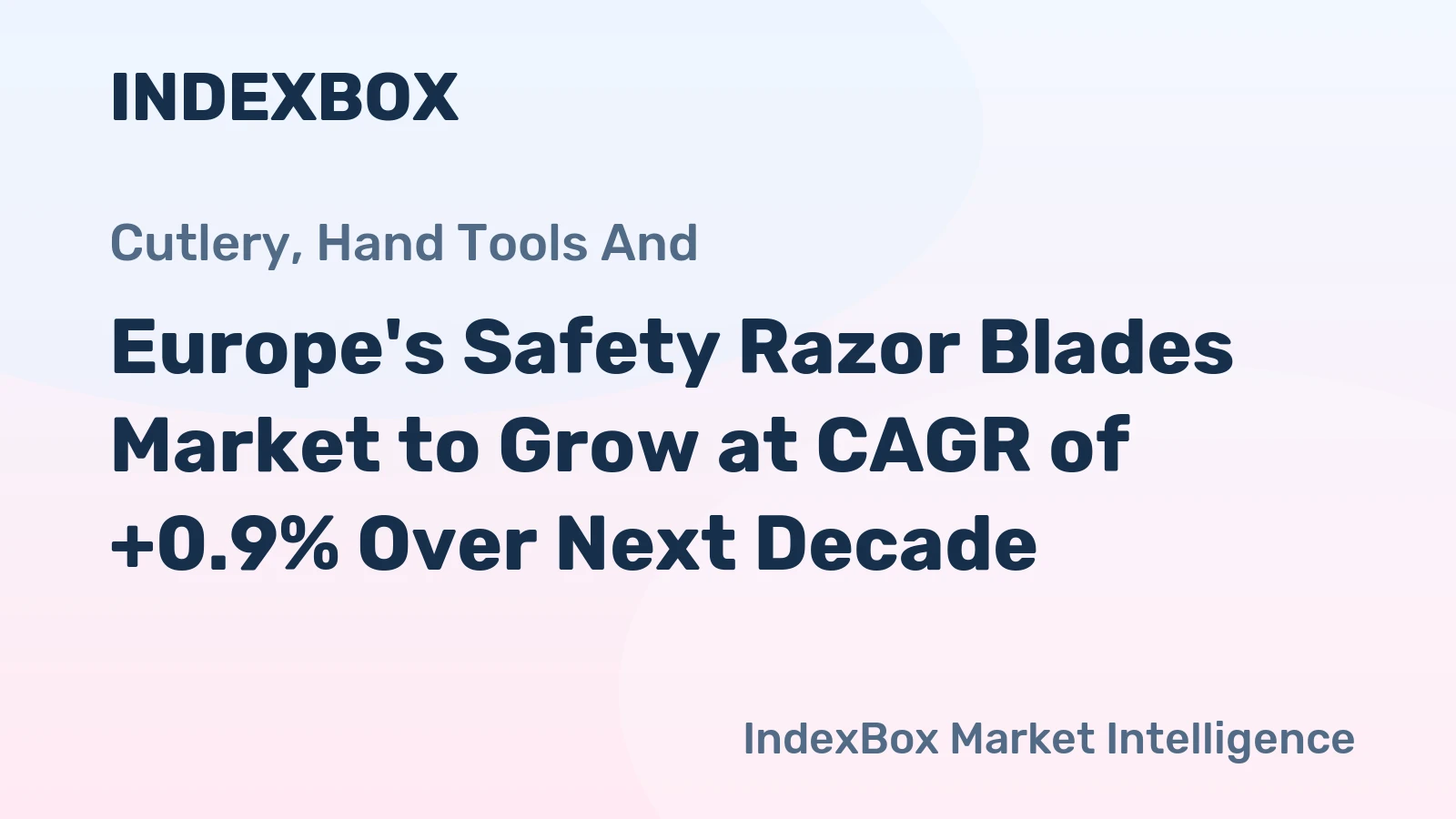 Europe's Safety Razor Blades Market to Grow at CAGR of +0.9% Over Next Decade