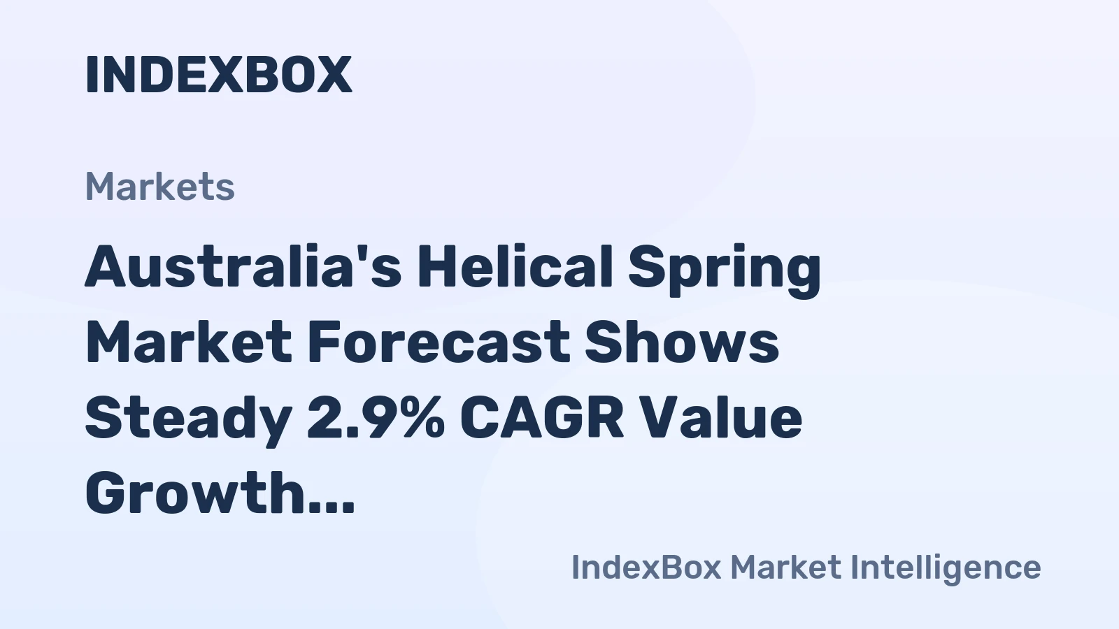 Australia's Helical Spring Market Forecast Shows Steady 2.9% CAGR Value Growth Through 2035