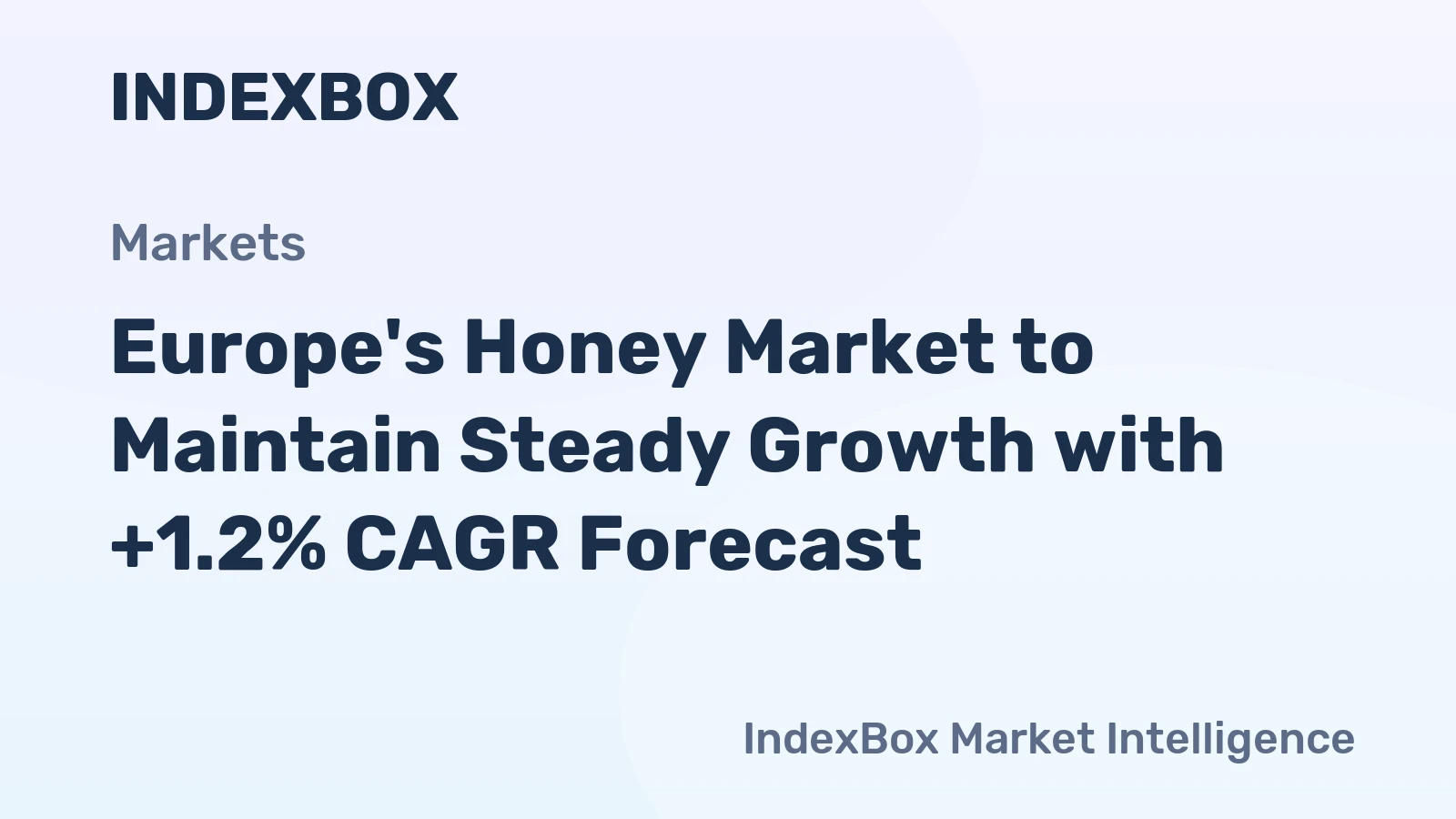 Europe's Honey Market to Maintain Steady Growth with +1.2% CAGR Forecast