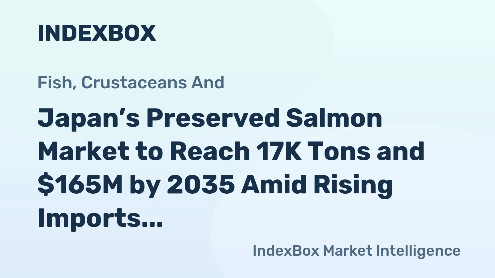 Japan’s Preserved Salmon Market to Reach 17K Tons and $165M by 2035 Amid Rising Imports