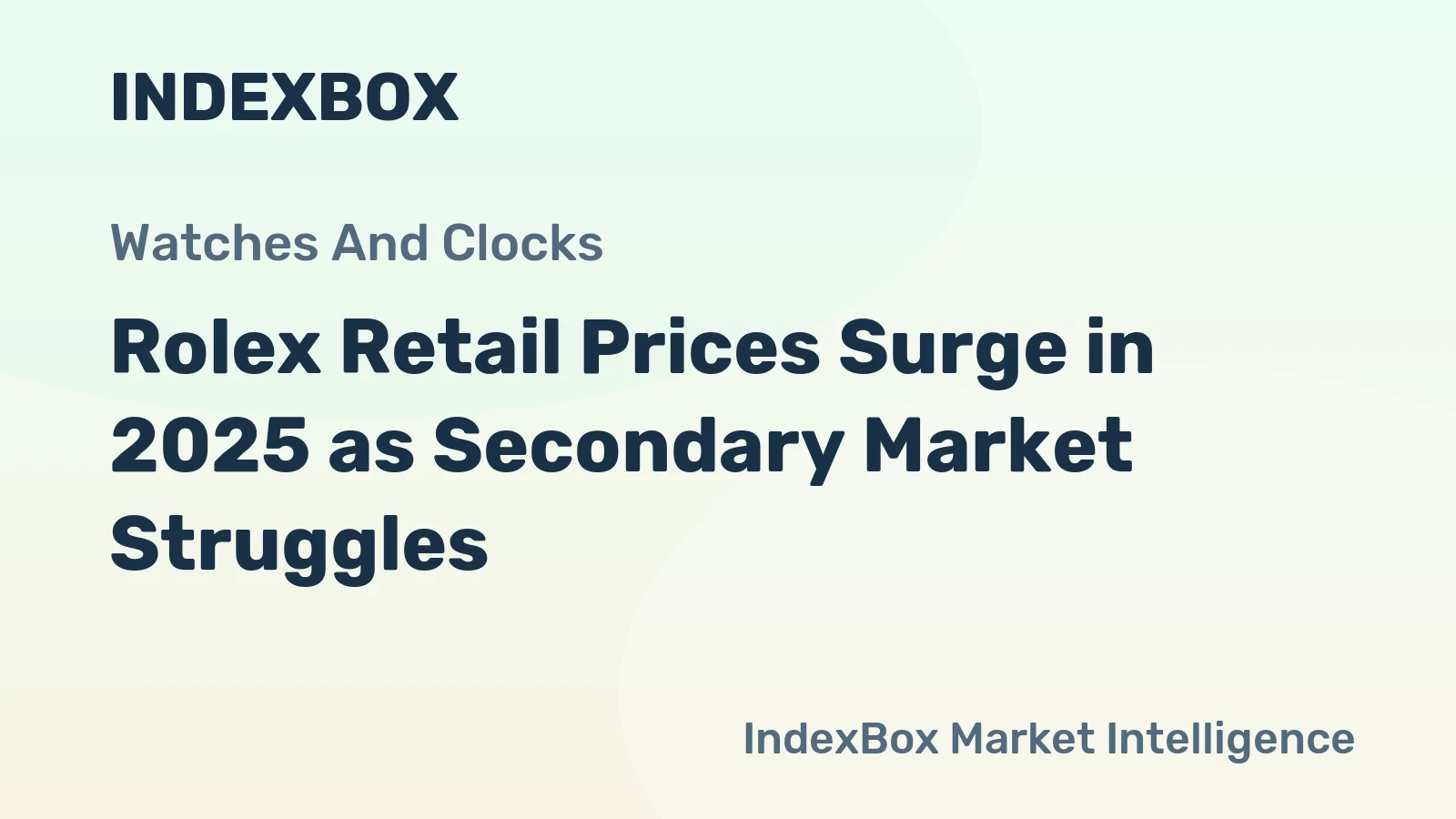 Rolex Retail Prices Surge in 2025 as Secondary Market Struggles