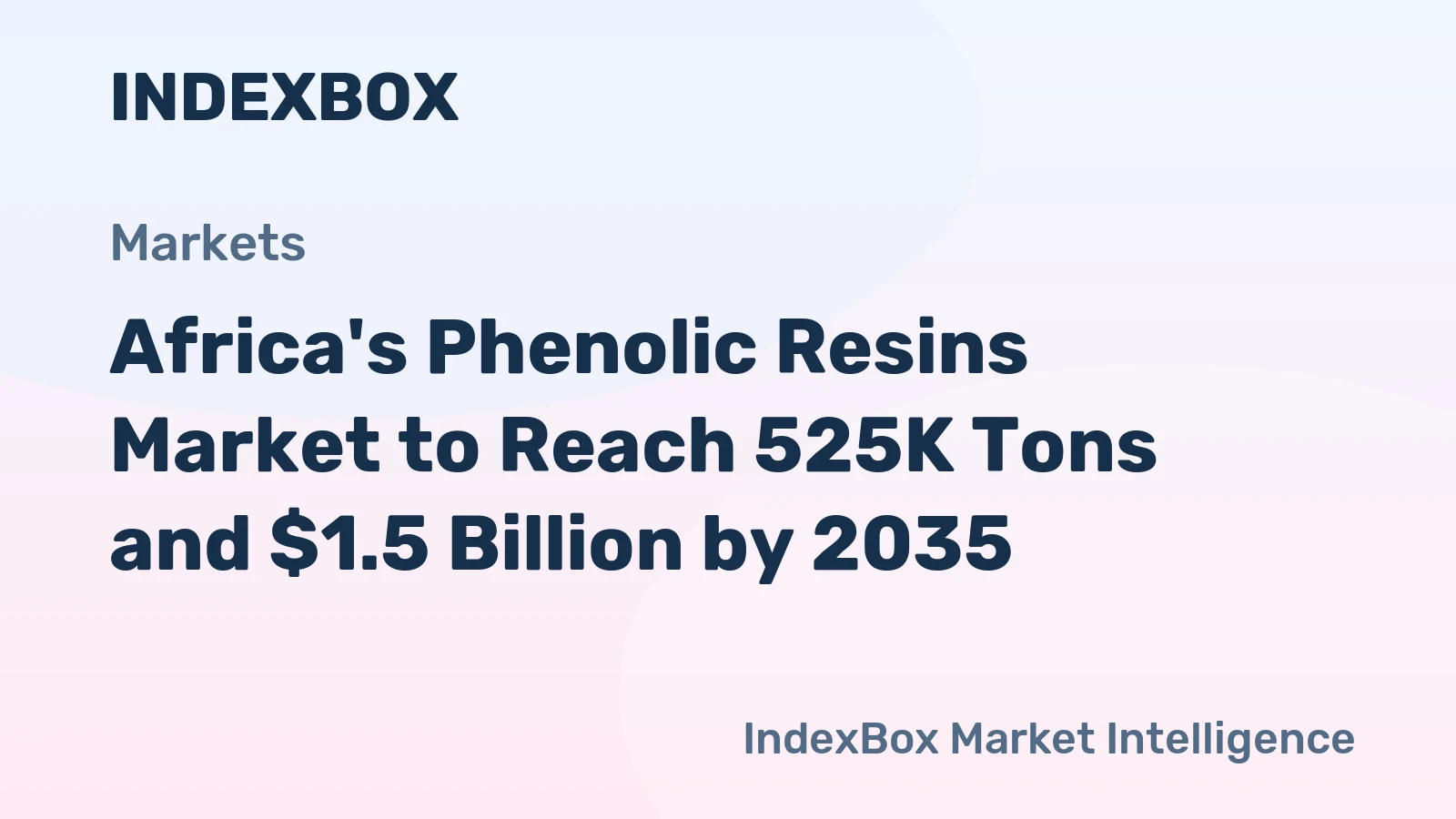 Africa's Phenolic Resins Market to Reach 525K Tons and $1.5 Billion by 2035