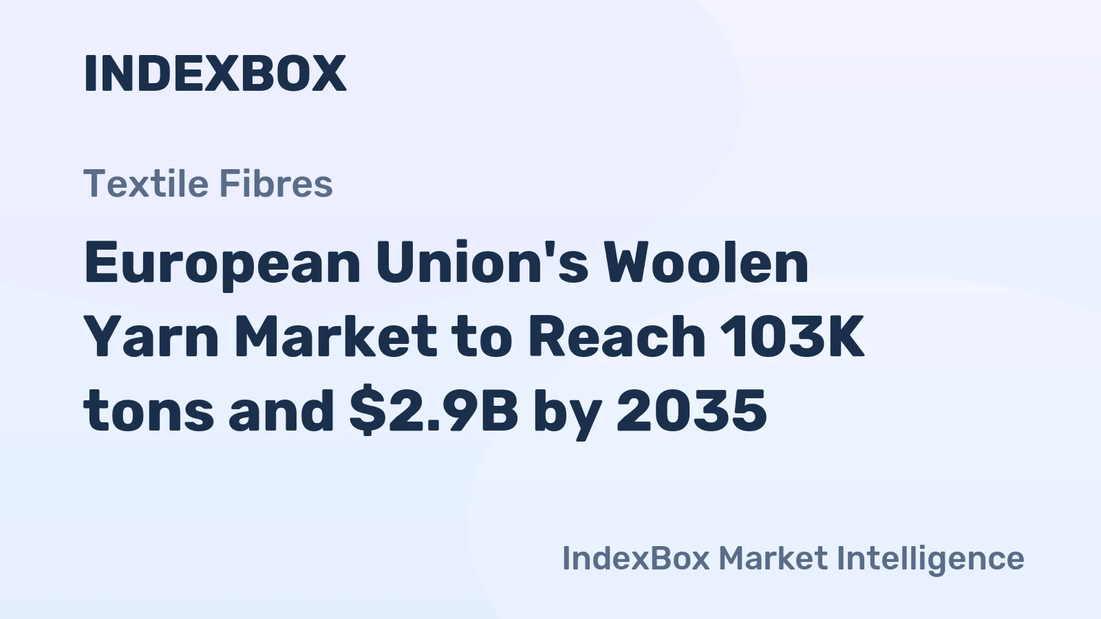 European Union's Woolen Yarn Market to Reach 103K tons and $2.9B by 2035
