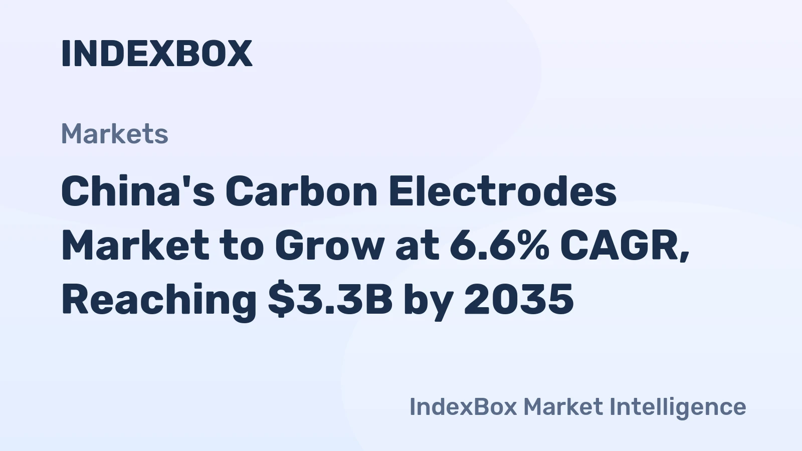 China's Carbon Electrodes Market to Grow at 6.6% CAGR, Reaching $3.3B by 2035