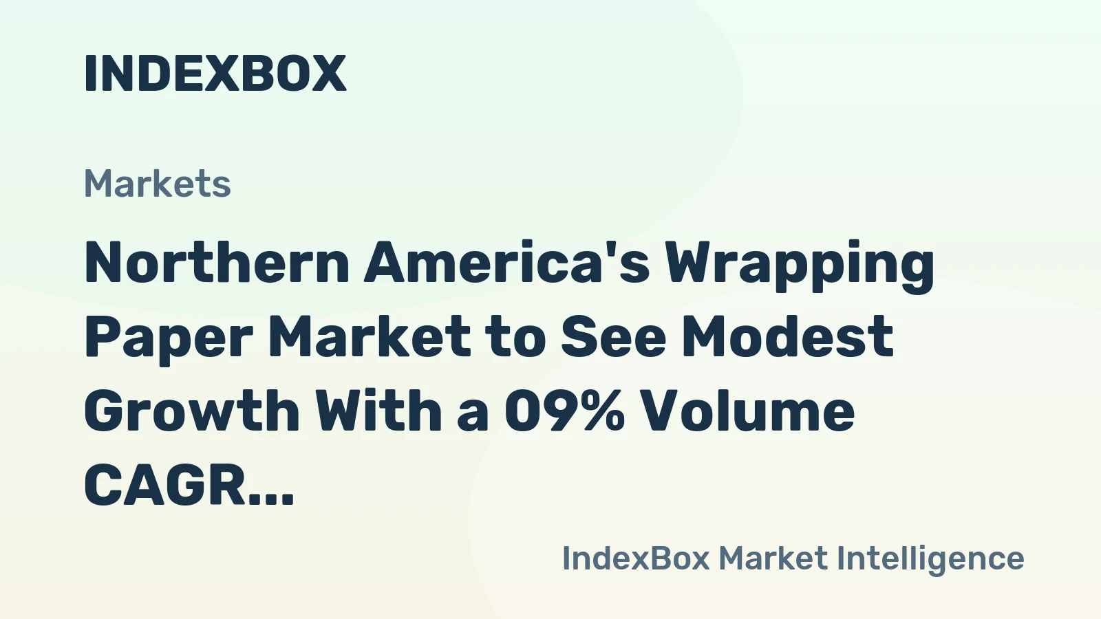 Northern America's Wrapping Paper Market to See Modest Growth With a 09% Volume CAGR Through 2035