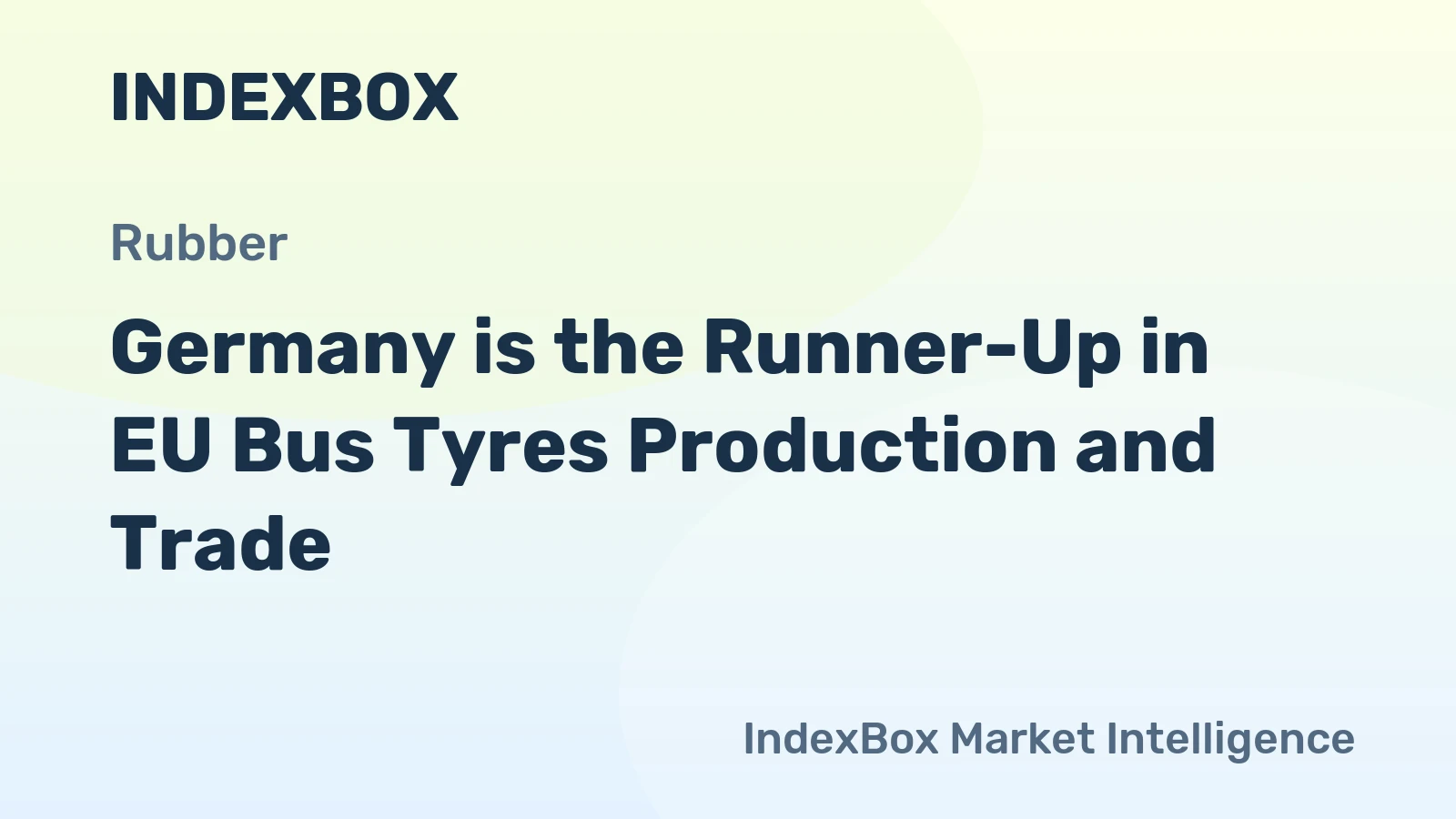Germany is the Runner-Up in EU Bus Tyres Production and Trade