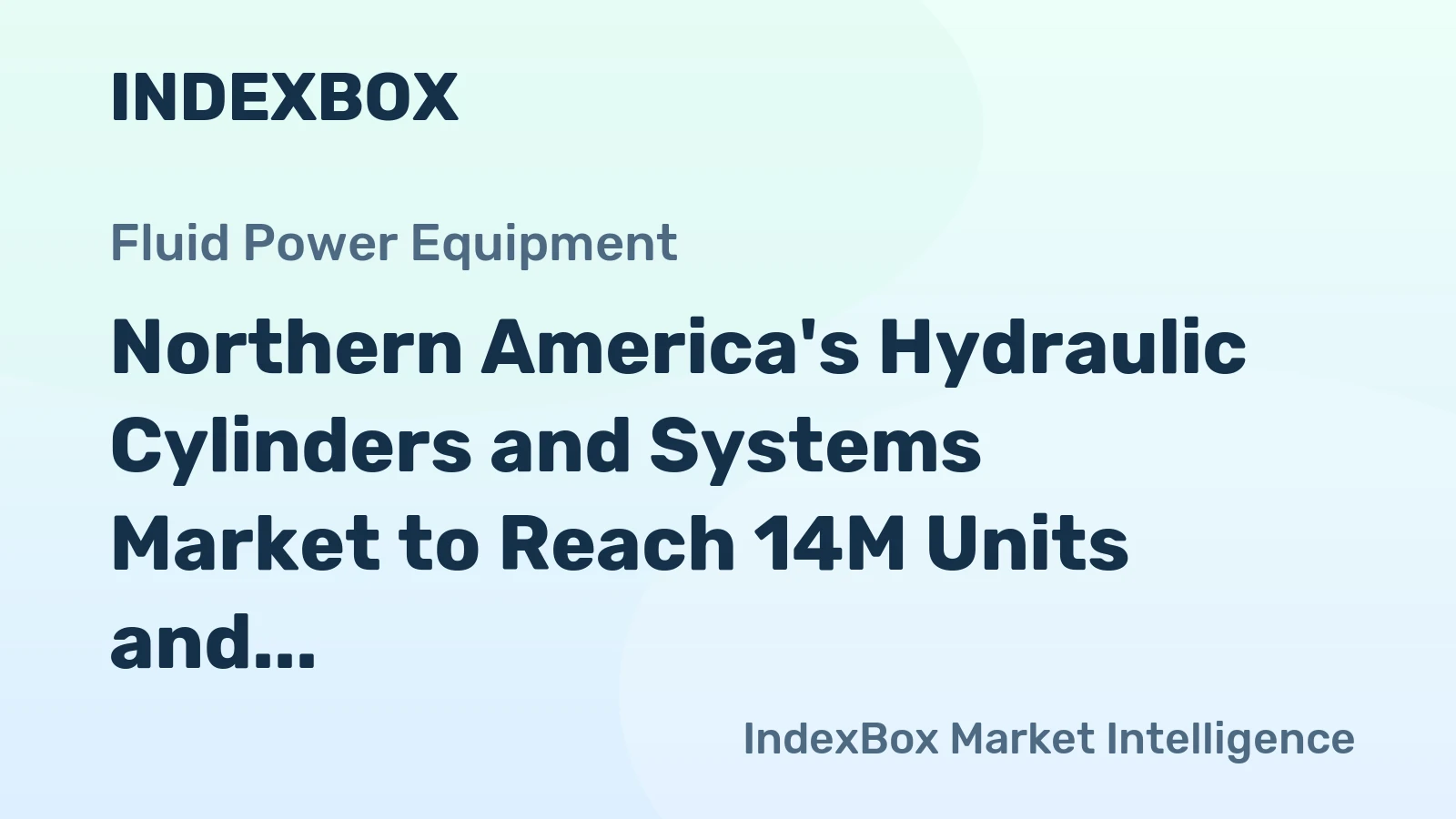 Northern America's Hydraulic Cylinders and Systems Market to Reach 14M Units and $8.7B by 2035