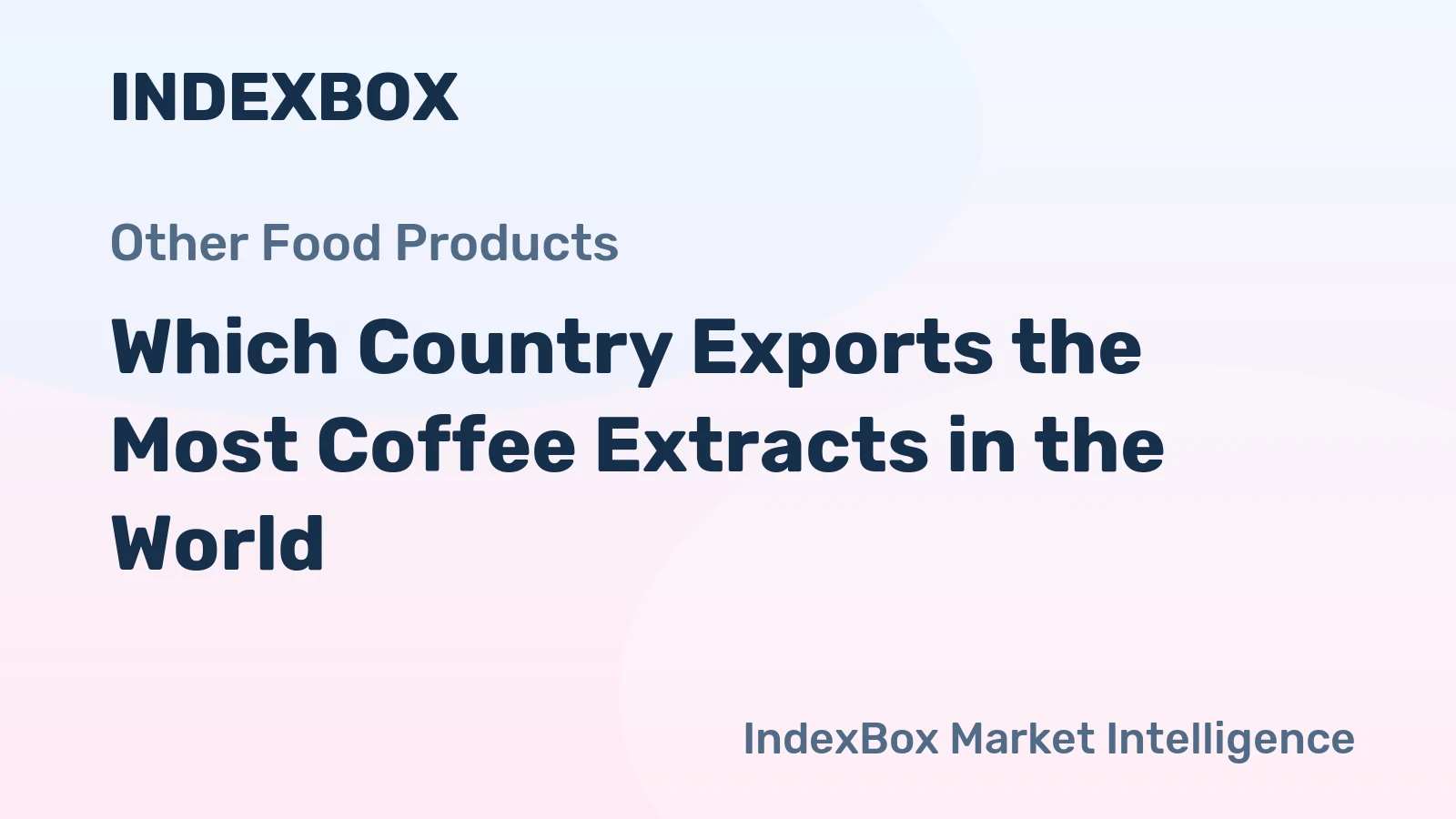 Which Country Exports the Most Coffee Extracts in the World?