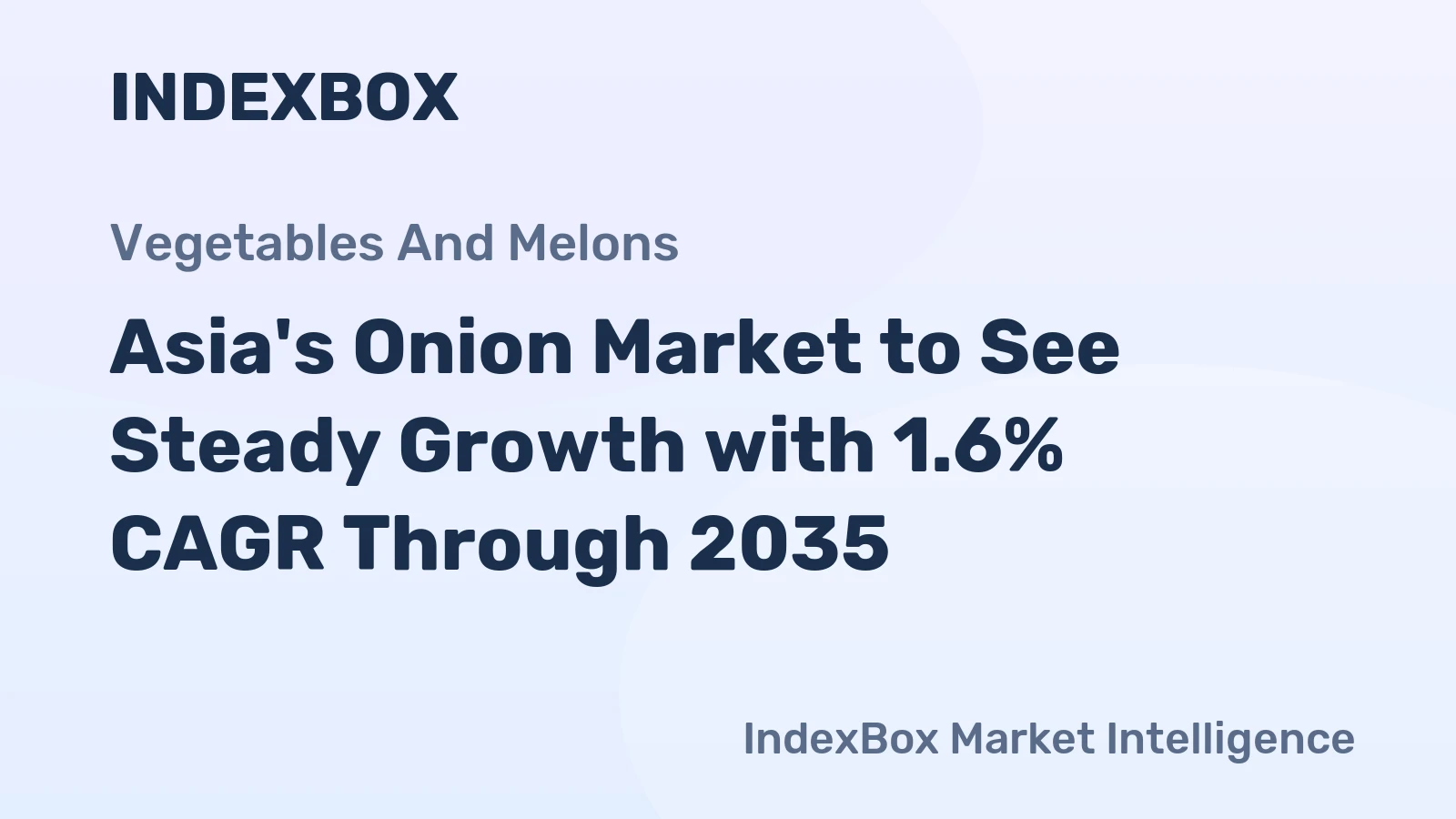 Asia's Onion Market to See Steady Growth with 1.6% CAGR Through 2035